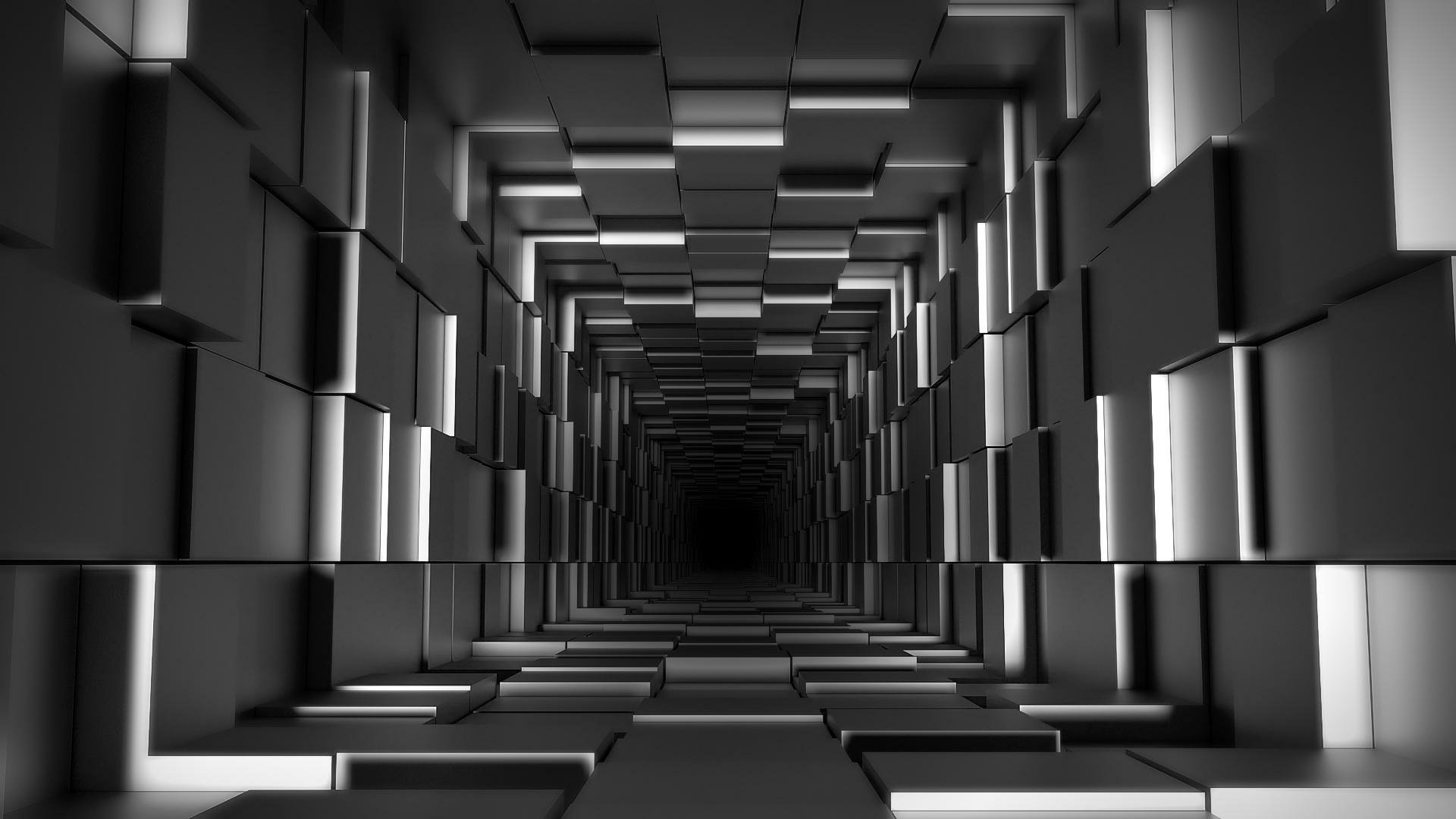 Download Abstract Tunnel HD Wallpaper