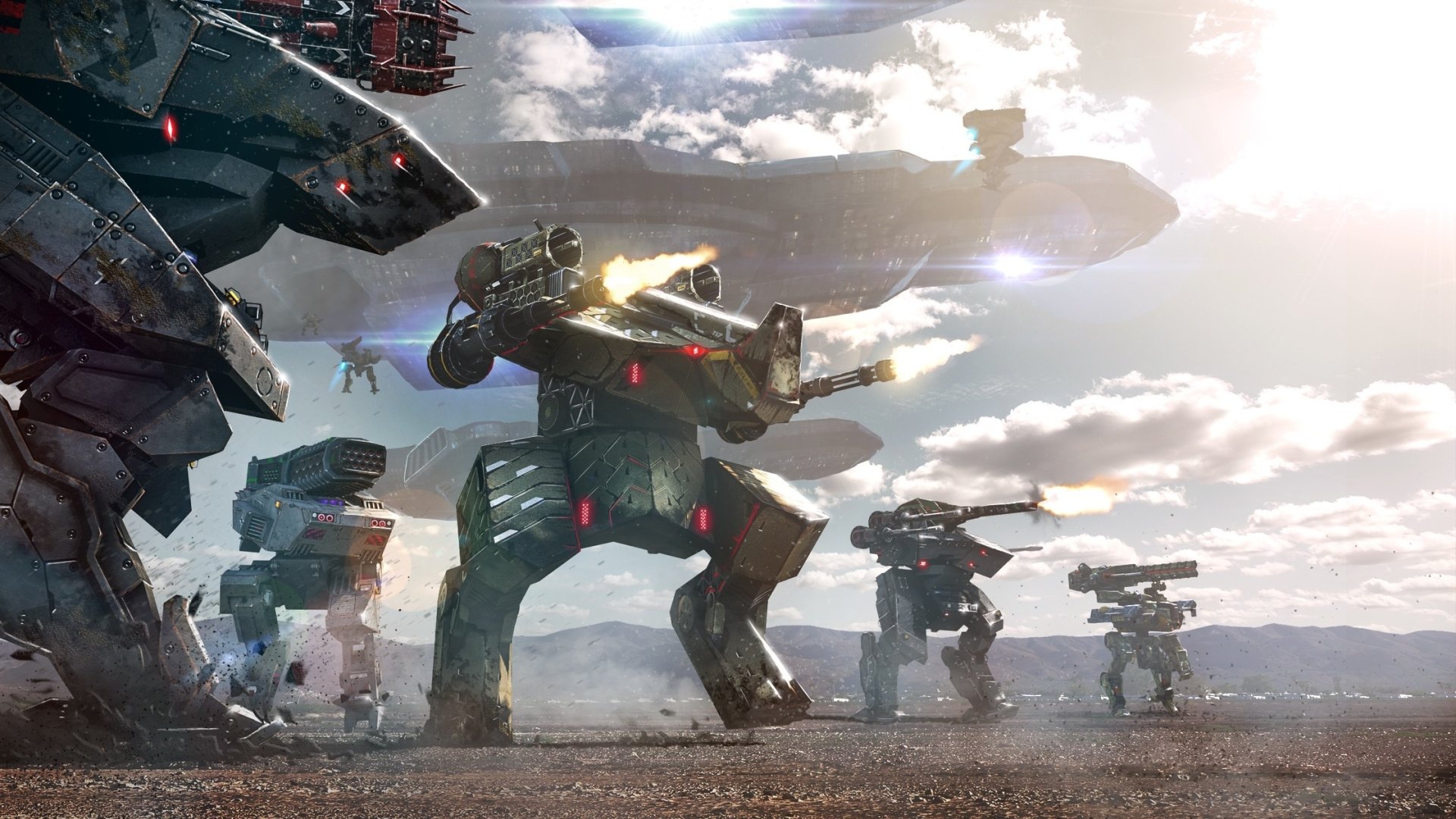 Epic Battle War Robots HD Wallpaper