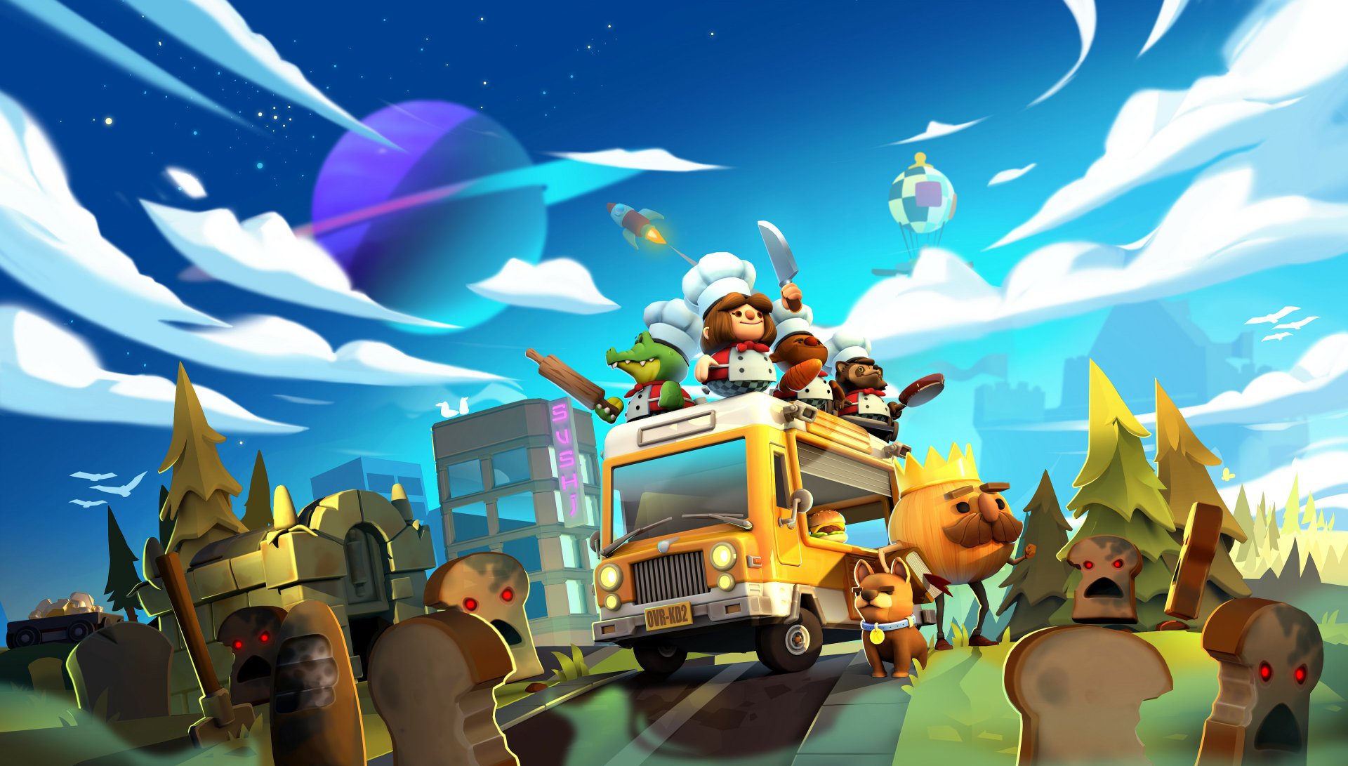 Download Video Game Overcooked 2 4k Ultra HD Wallpaper by luke viljoen
