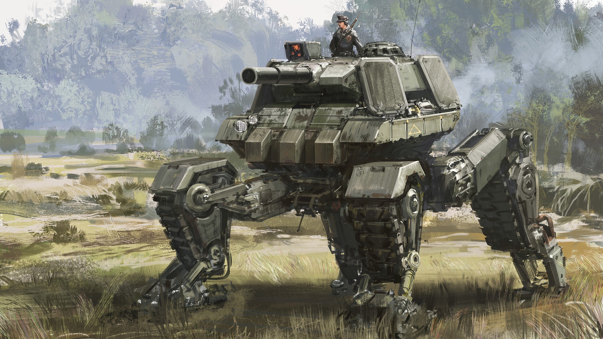 Download Sci Fi Vehicle HD Wallpaper by Mark Li