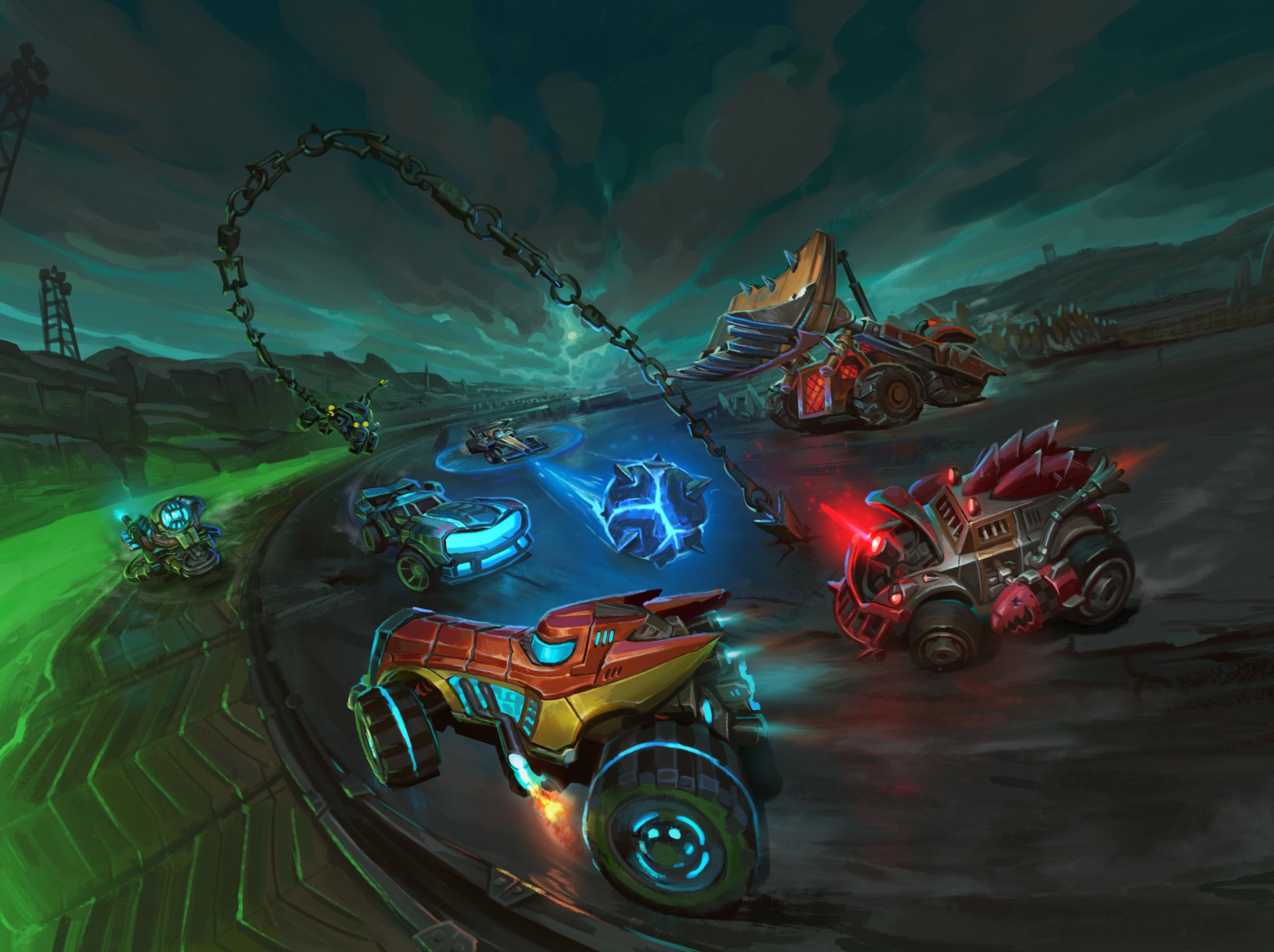 Download Video Game Heavy Metal Machines HD Wallpaper