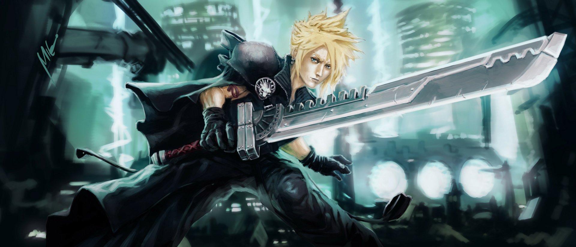 Download Sword Warrior Cloud Strife Video Game Final Fantasy HD ...