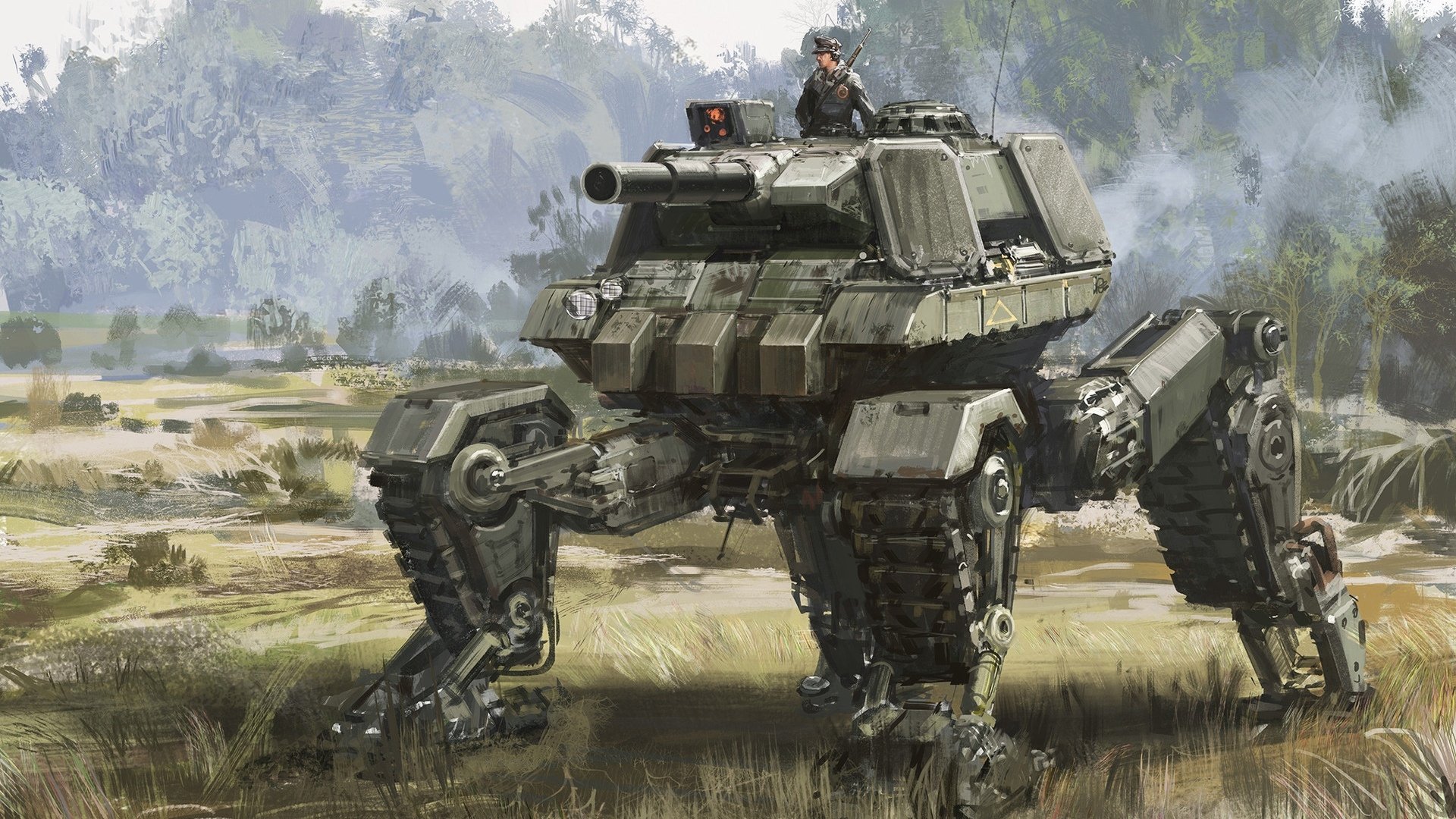 Download Sci Fi Vehicle HD Wallpaper by Mark Li