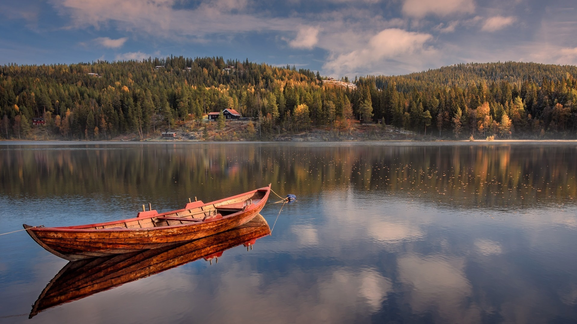 Download Lake Vehicle Boat HD Wallpaper