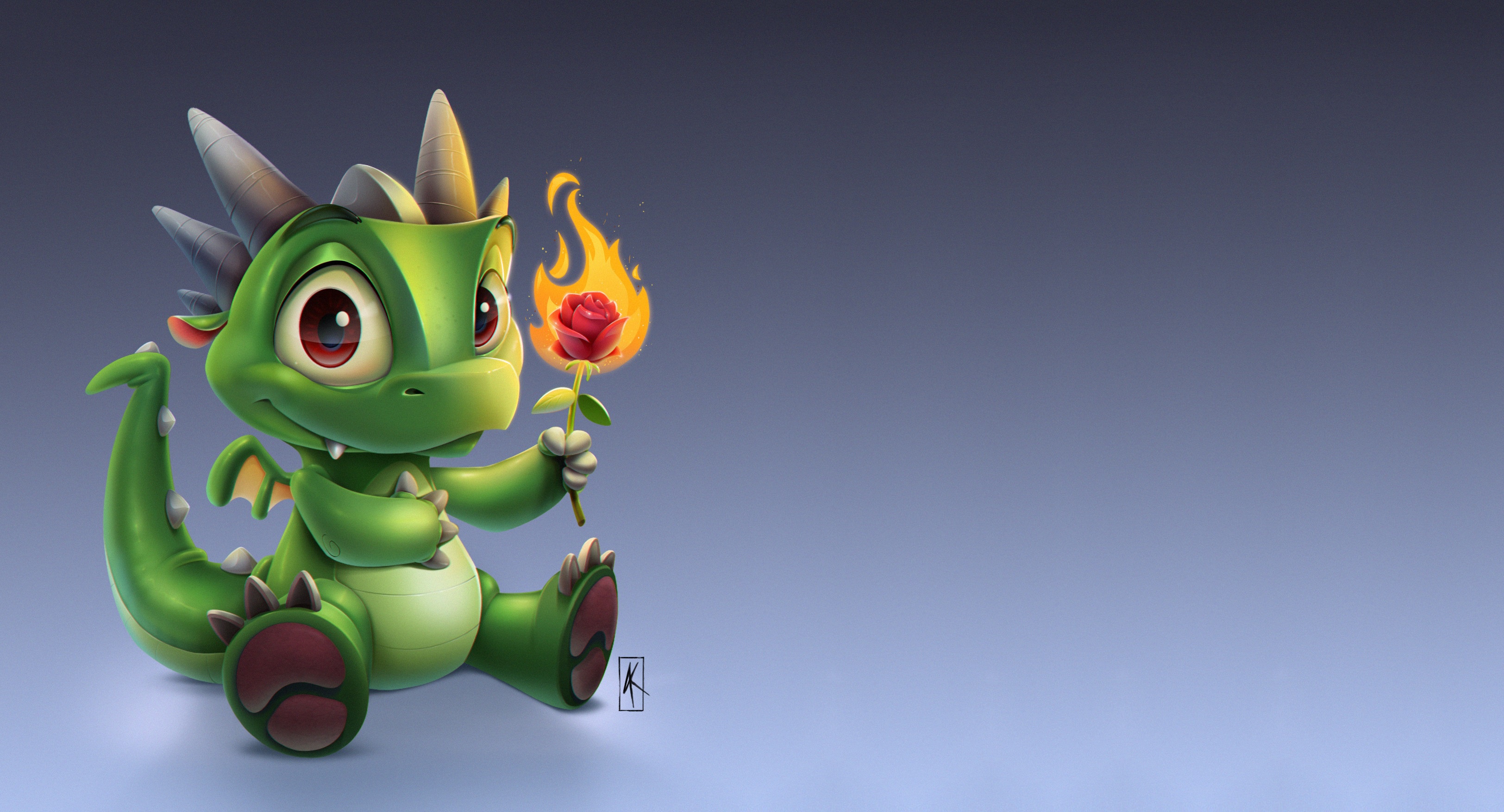 Download Fantasy Dragon HD Wallpaper by Andy Kilpatrick