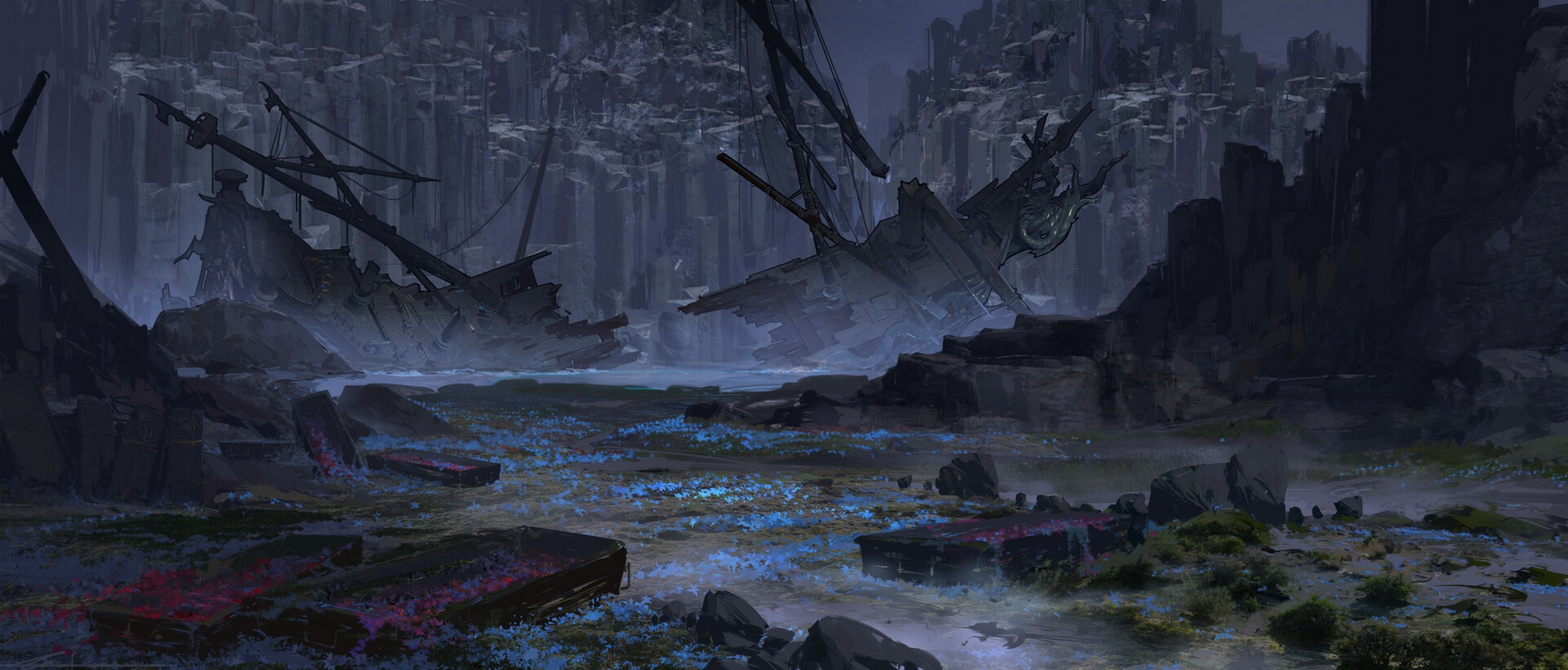 Download Fantasy Landscape Fantasy Landscape HD Wallpaper