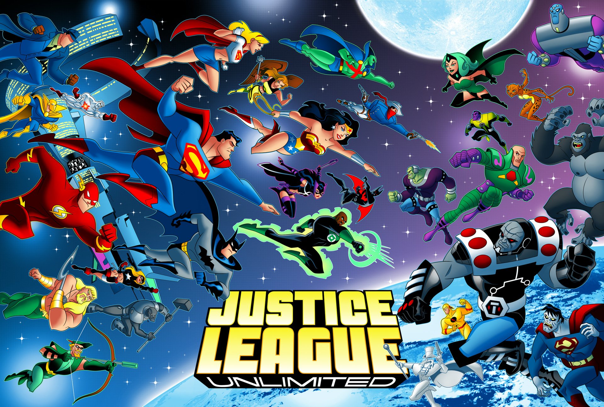 Download TV Show Justice League Unlimited HD Wallpaper