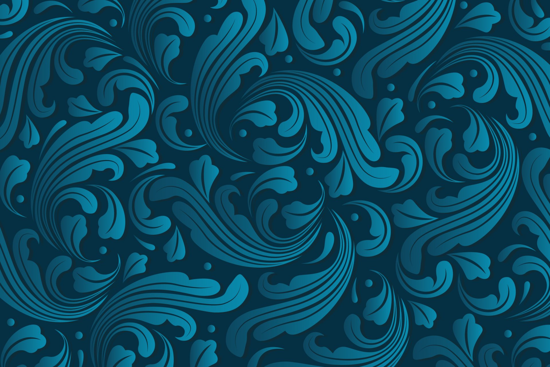 Teal Currents — 2K Quad HD Abstract Pattern Wallpaper | 3000x2000 ...