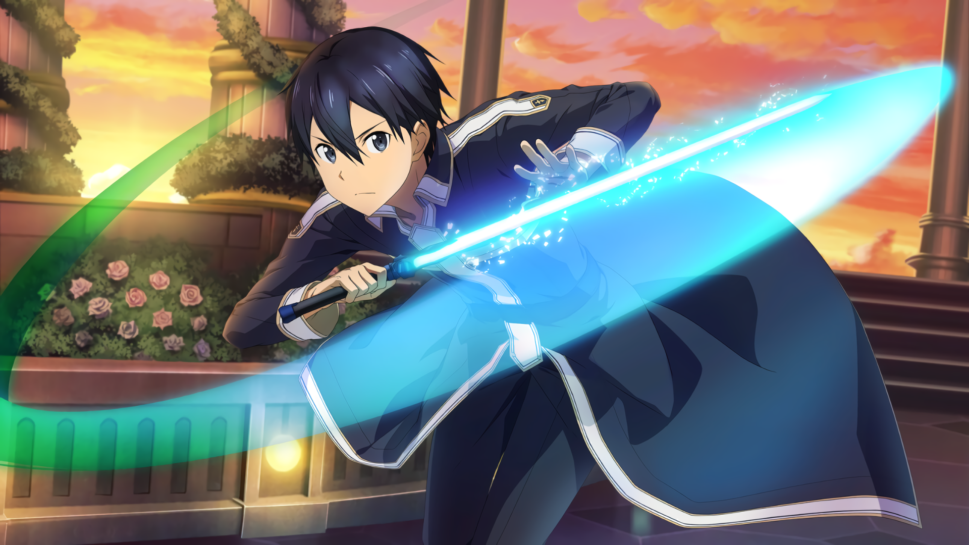 Kirito’s Epic Strike | Sword Art Online HD Anime Wallpaper | 2560x1440 ...