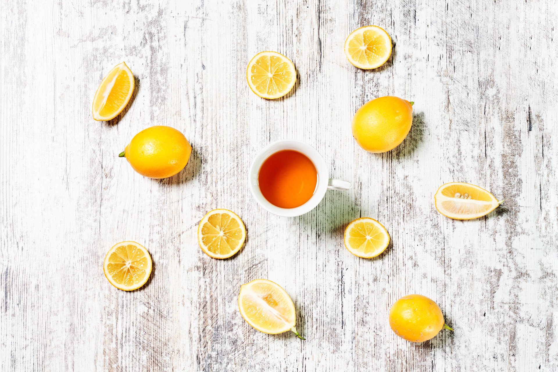 Download Fruit Cup Lemon Food Tea 4k Ultra HD Wallpaper