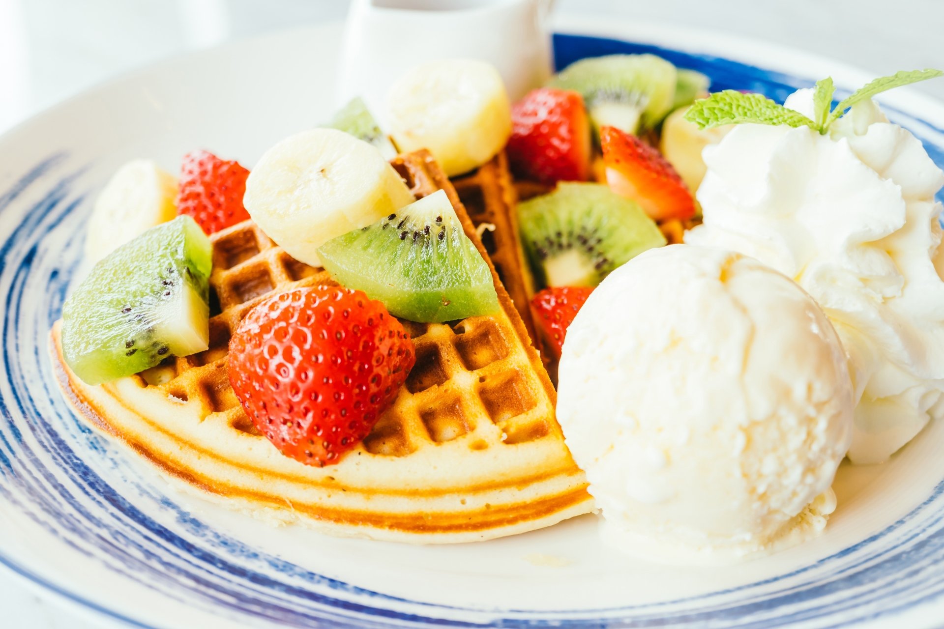 Download Dessert Banana Fruit Ice Cream Strawberry Kiwi Berry Food ...
