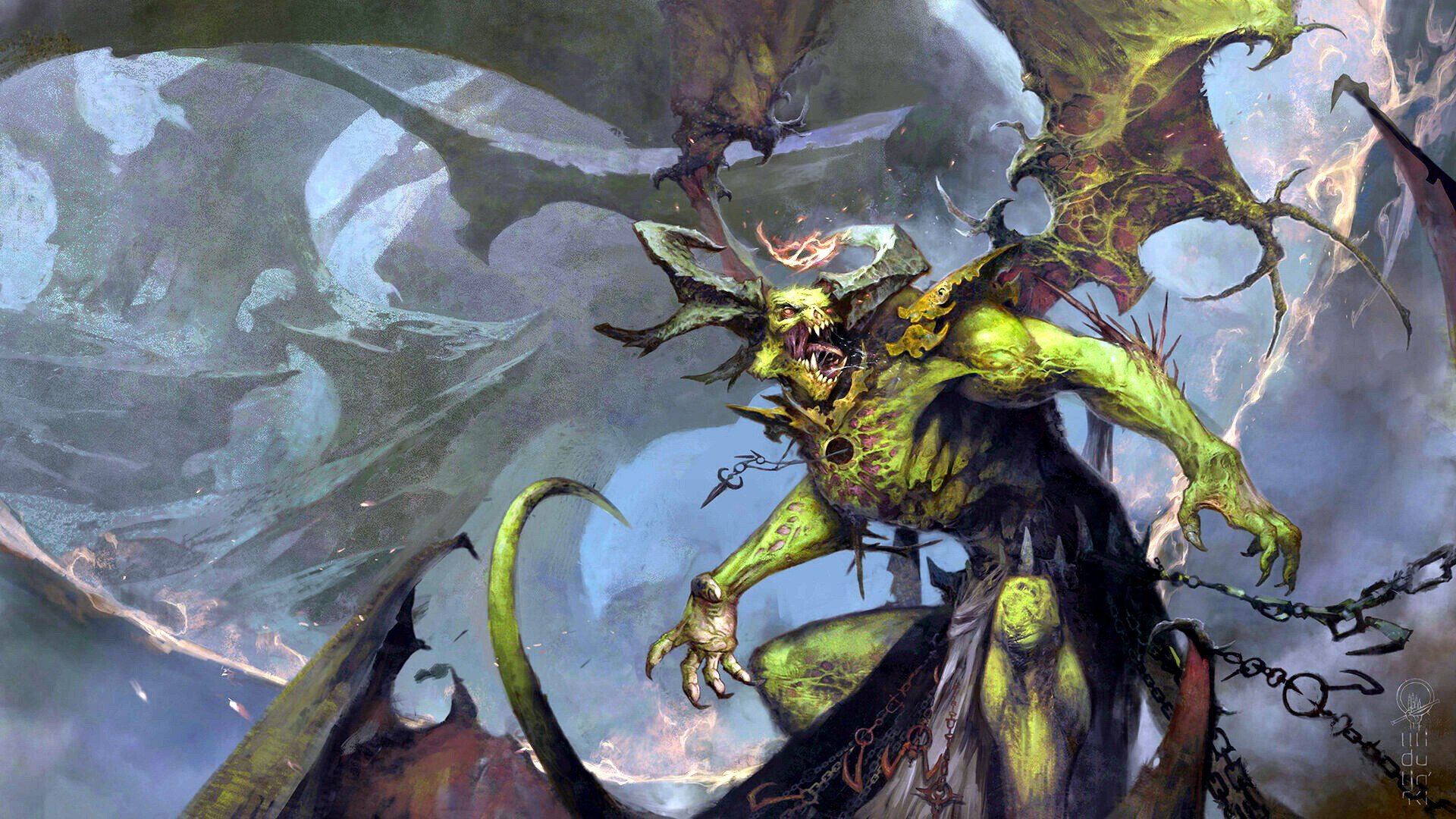 Download Devil Video Game Master Of Magic HD Wallpaper