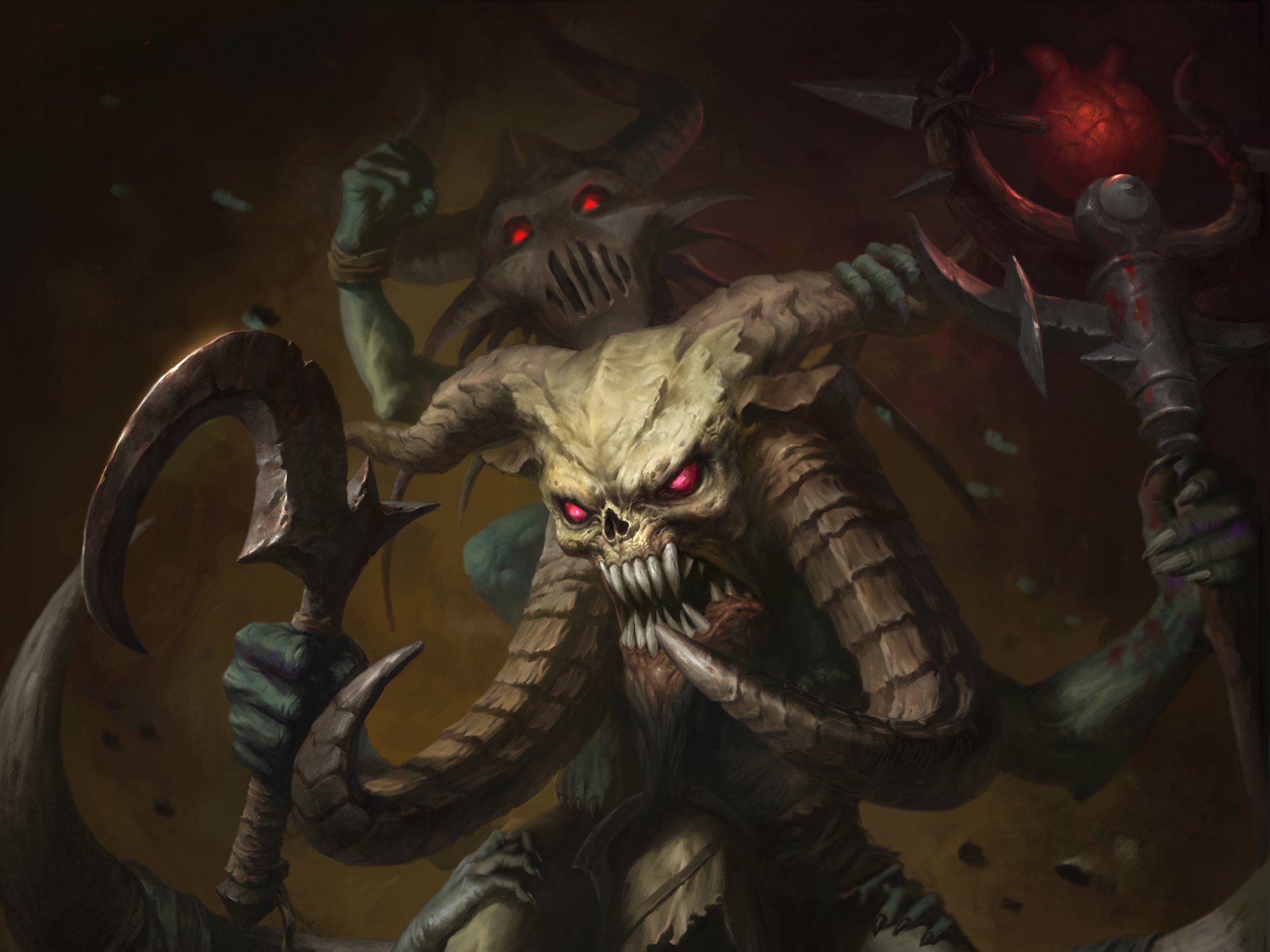 Download Horns Demon Video Game Diablo Immortal HD Wallpaper