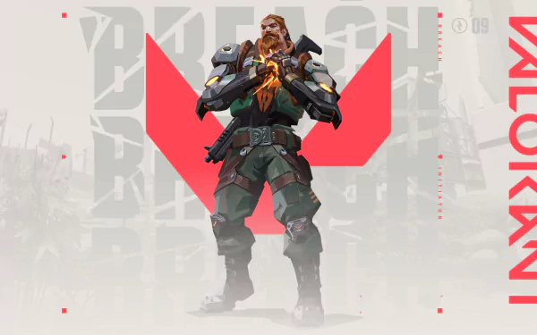 [20+] Breach (Valorant) Wallpapers