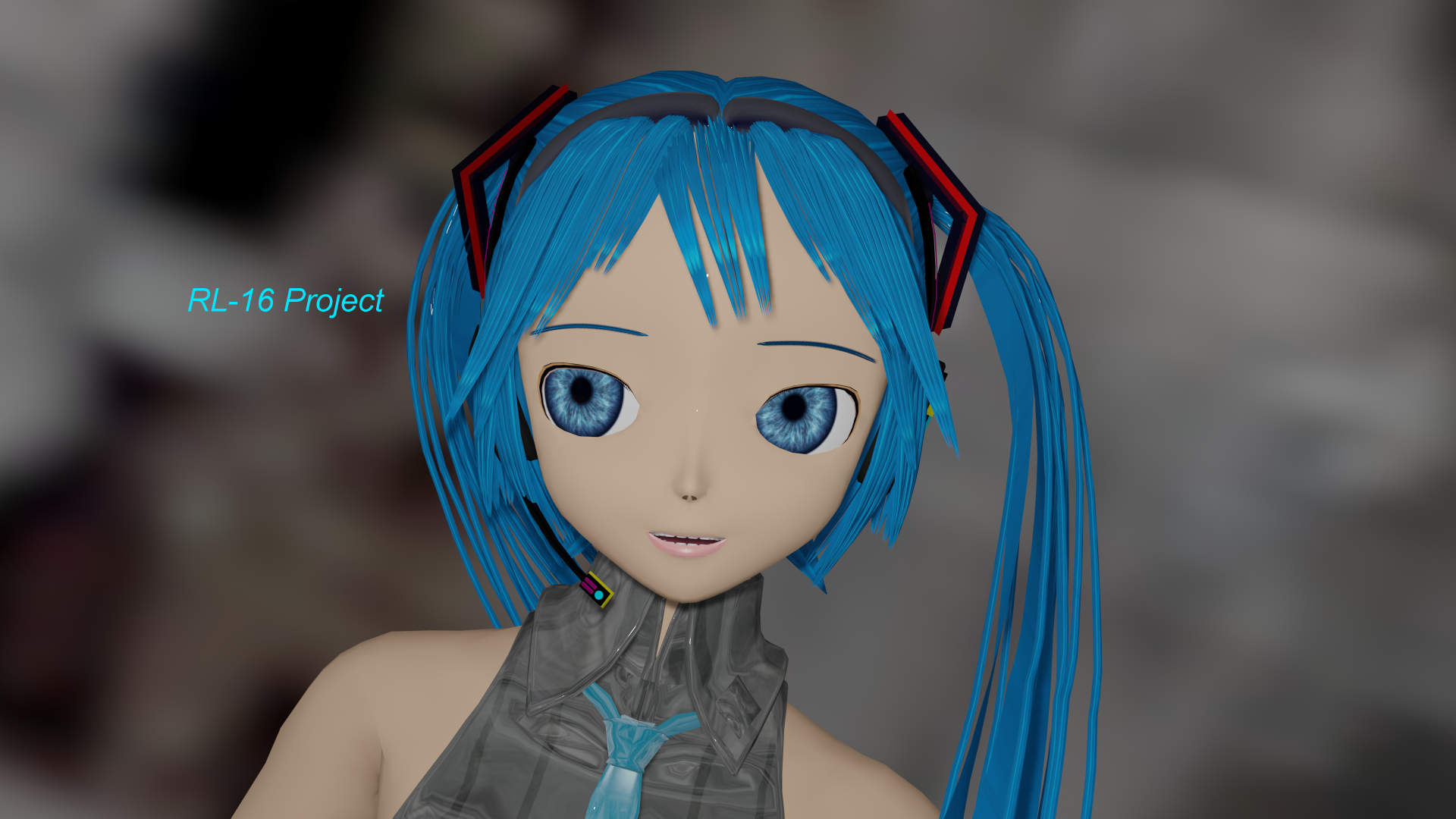 Miku Blender Face by RL-16 Project