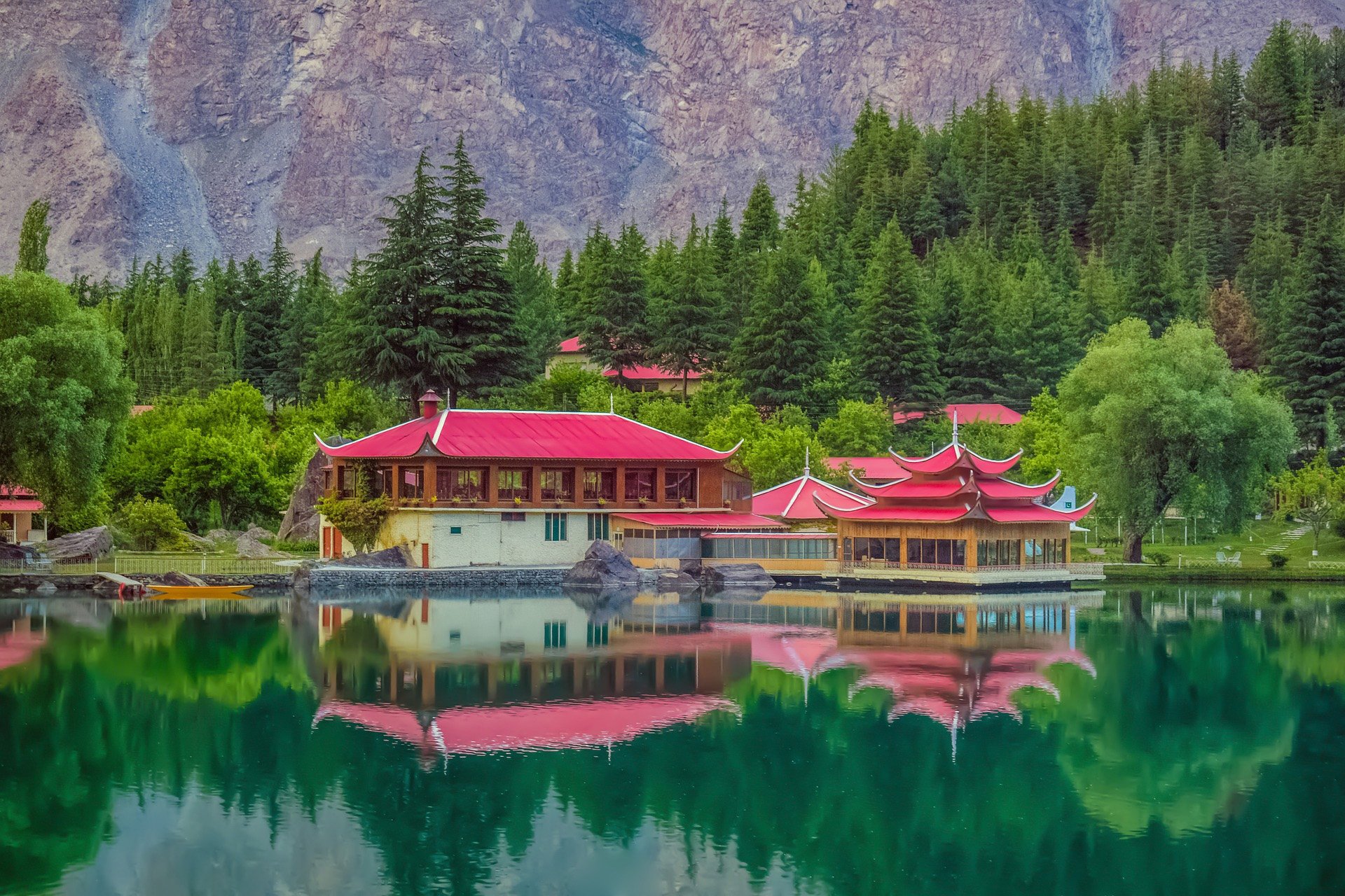 Download Reflection Pakistan Shangrila Resort Hotel Man Made Hotel HD ...