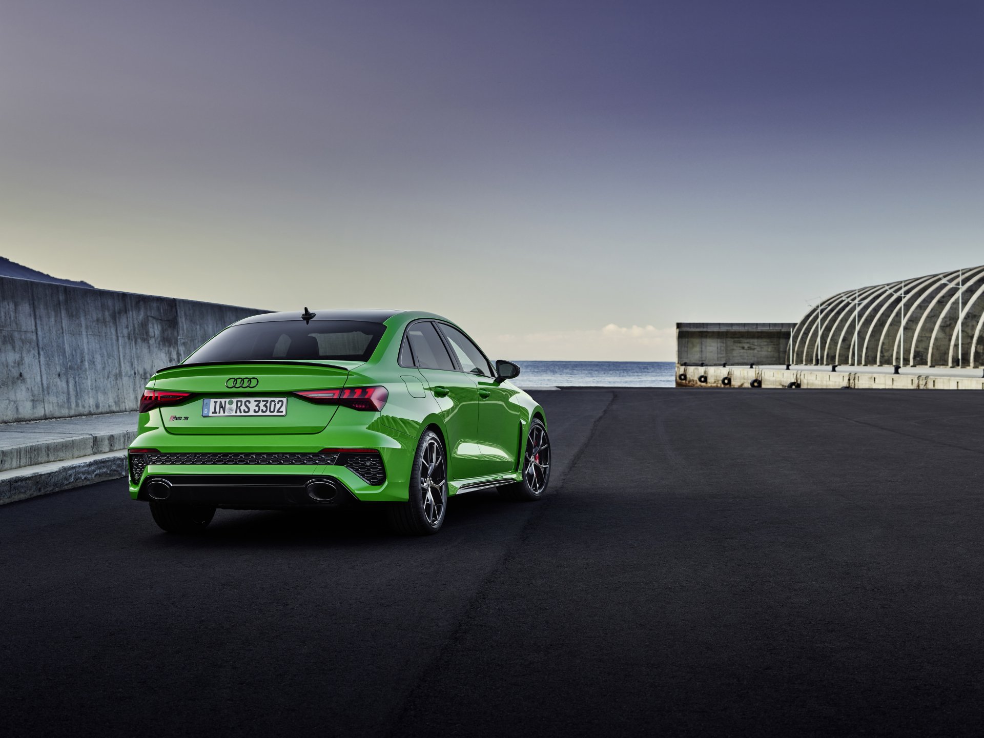 Download Vehicle Audi RS3 Sedan 4k Ultra HD Wallpaper