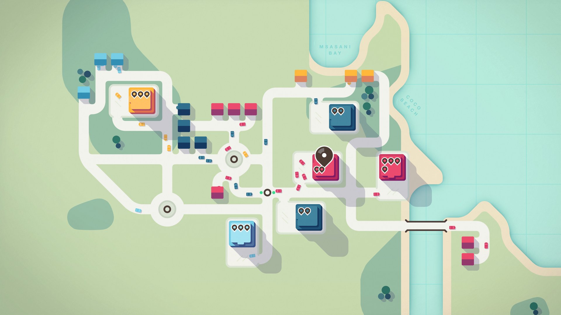 Download Video Game Mini Motorways 4k Ultra HD Wallpaper