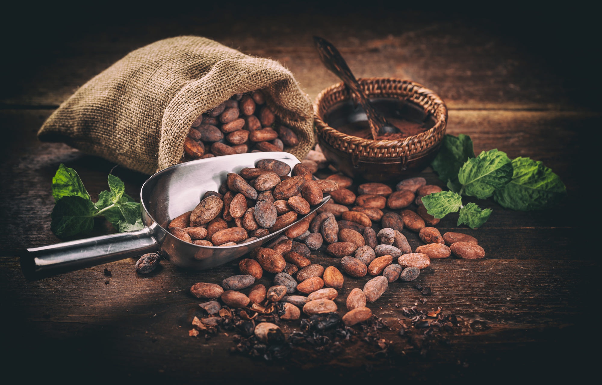 Download Cocoa Bean Food Chocolate HD Wallpaper