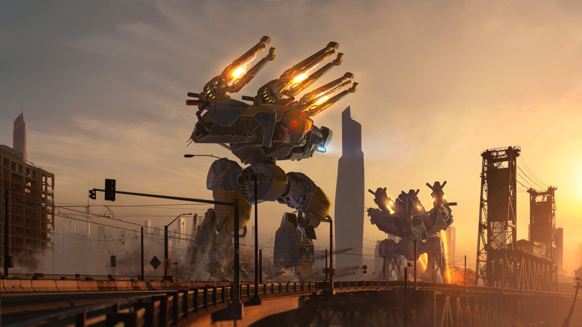 Download Robot Mecha Sci Fi Mech HD Wallpaper | 2560x1440 | Wallpaper Abyss