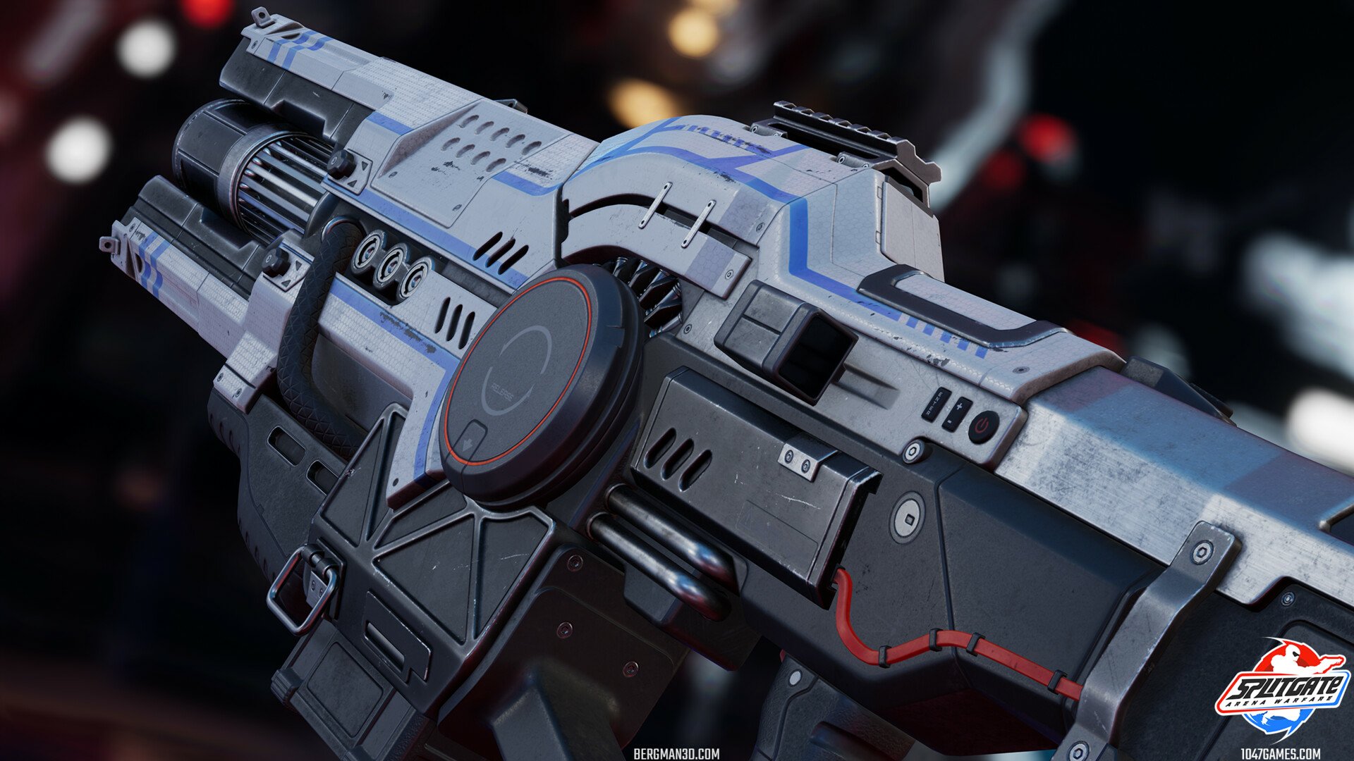 Splitgate Game HD Wallpaper - Futuristic Weapon Design