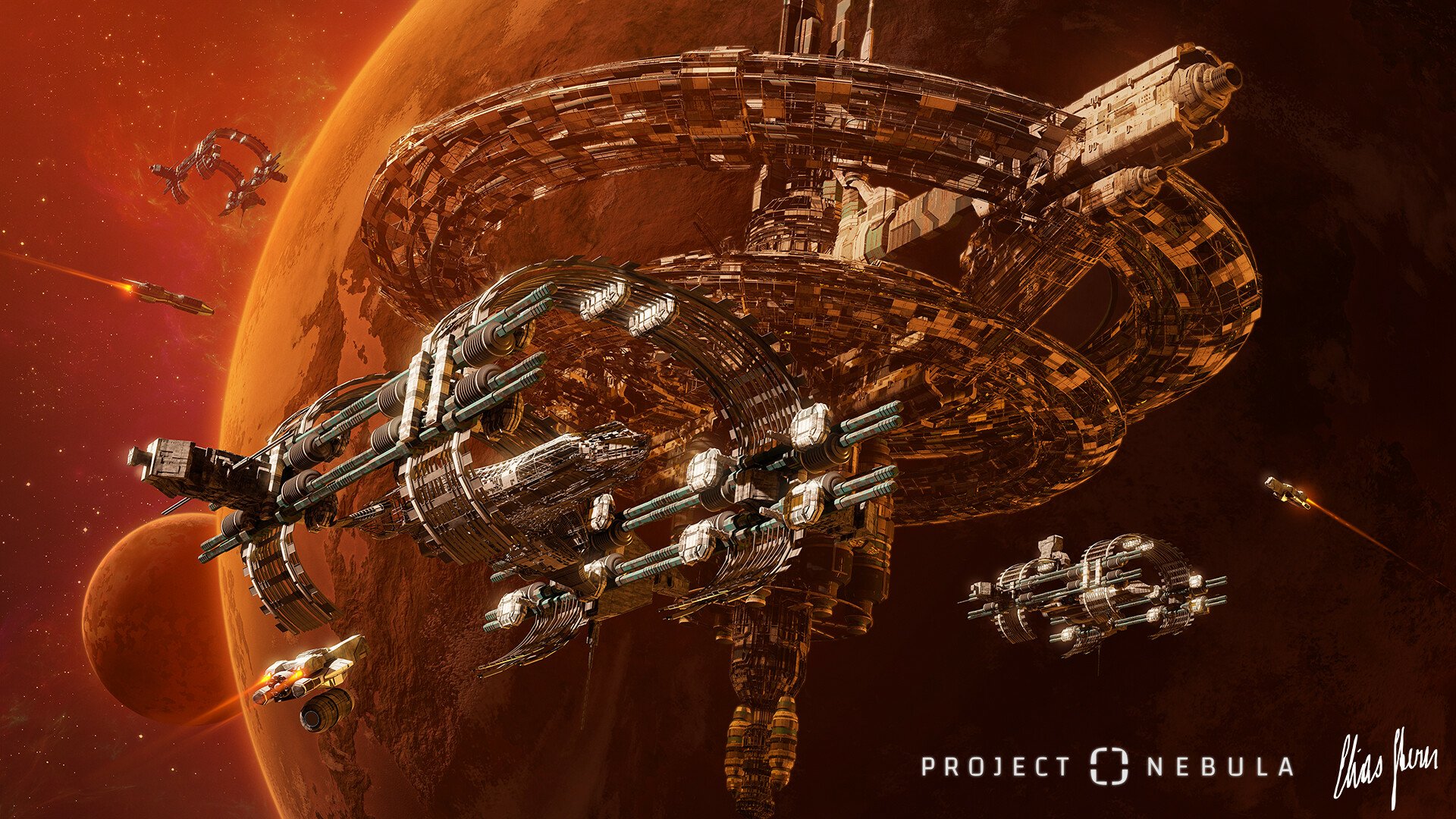 Download Video Game Project Nebula HD Wallpaper by Elias Stern