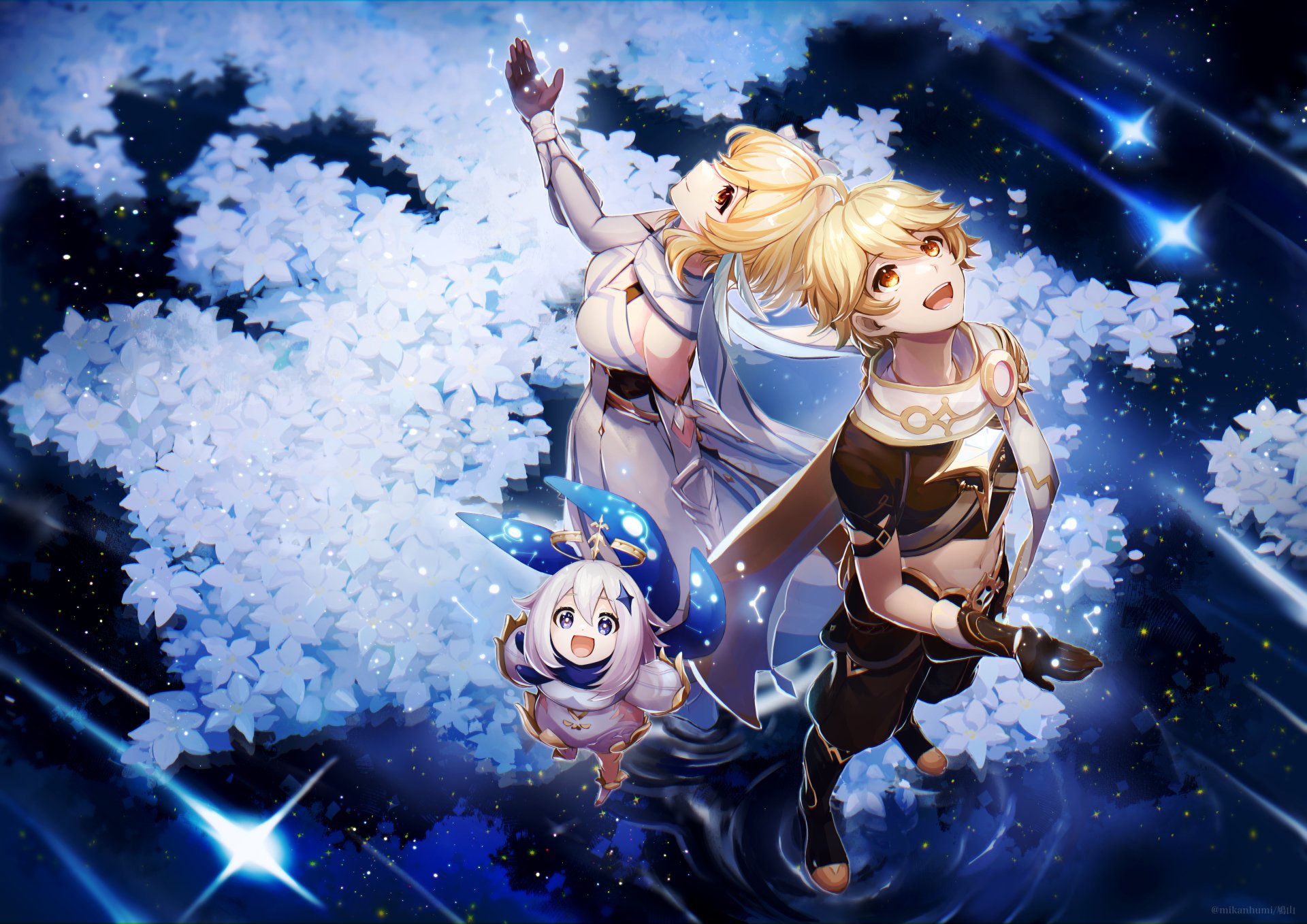 Download Paimon (Genshin Impact) Lumine (Genshin Impact) Aether ...