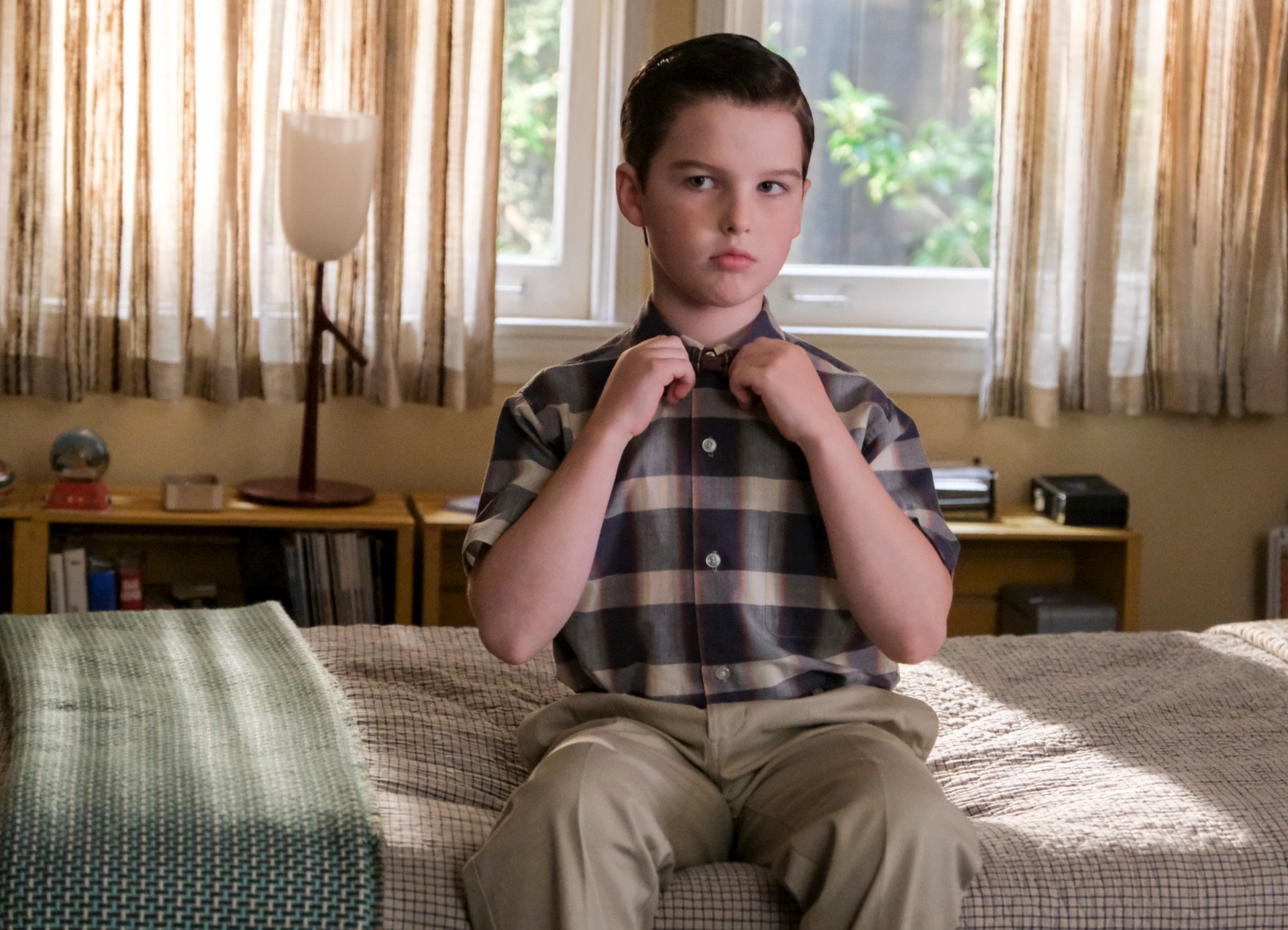 Download Sheldon Cooper Iain Armitage TV Show Young Sheldon HD Wallpaper