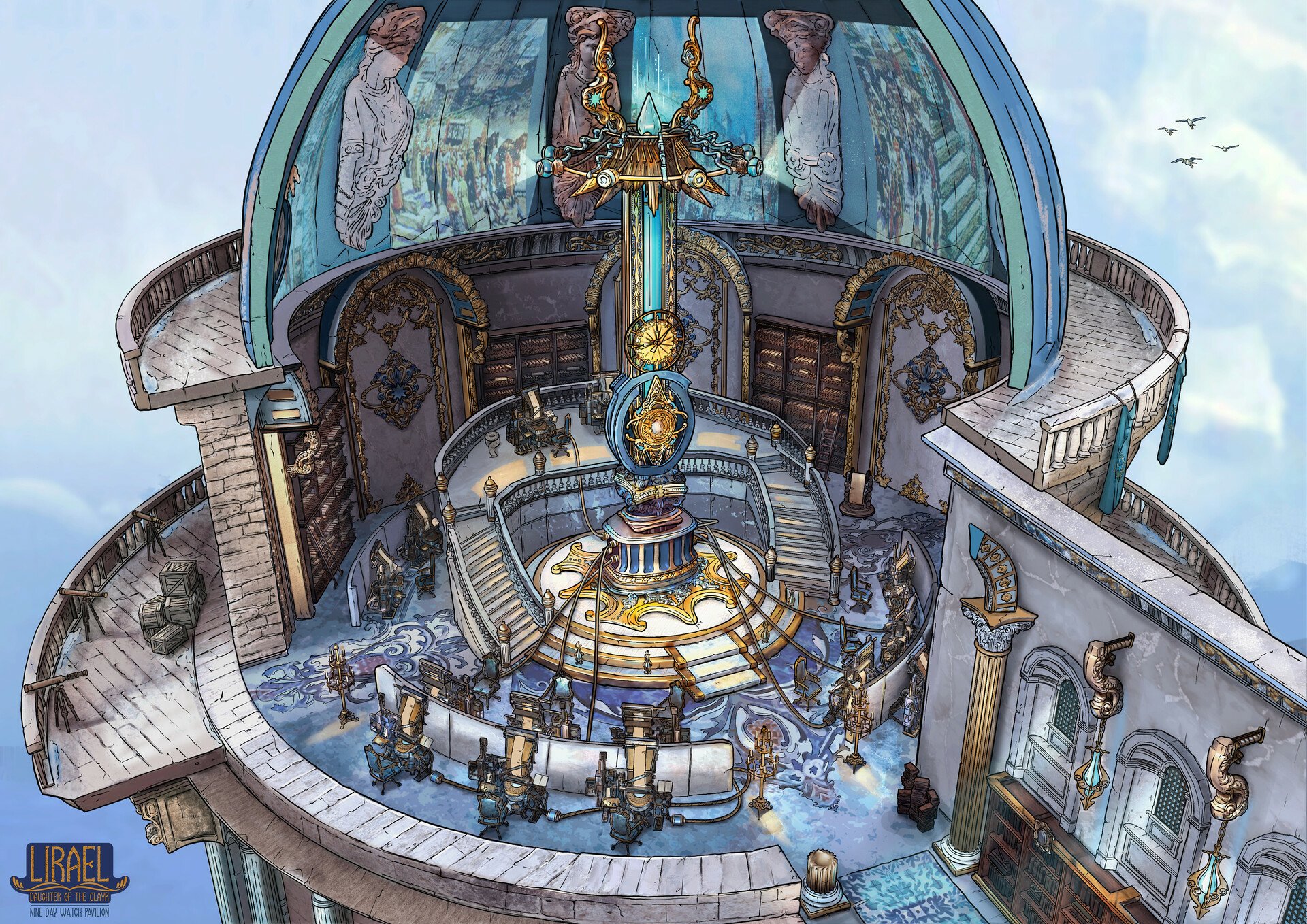 Fantasy Citadel: Epic HD Dreamscape Building by Or Taieb