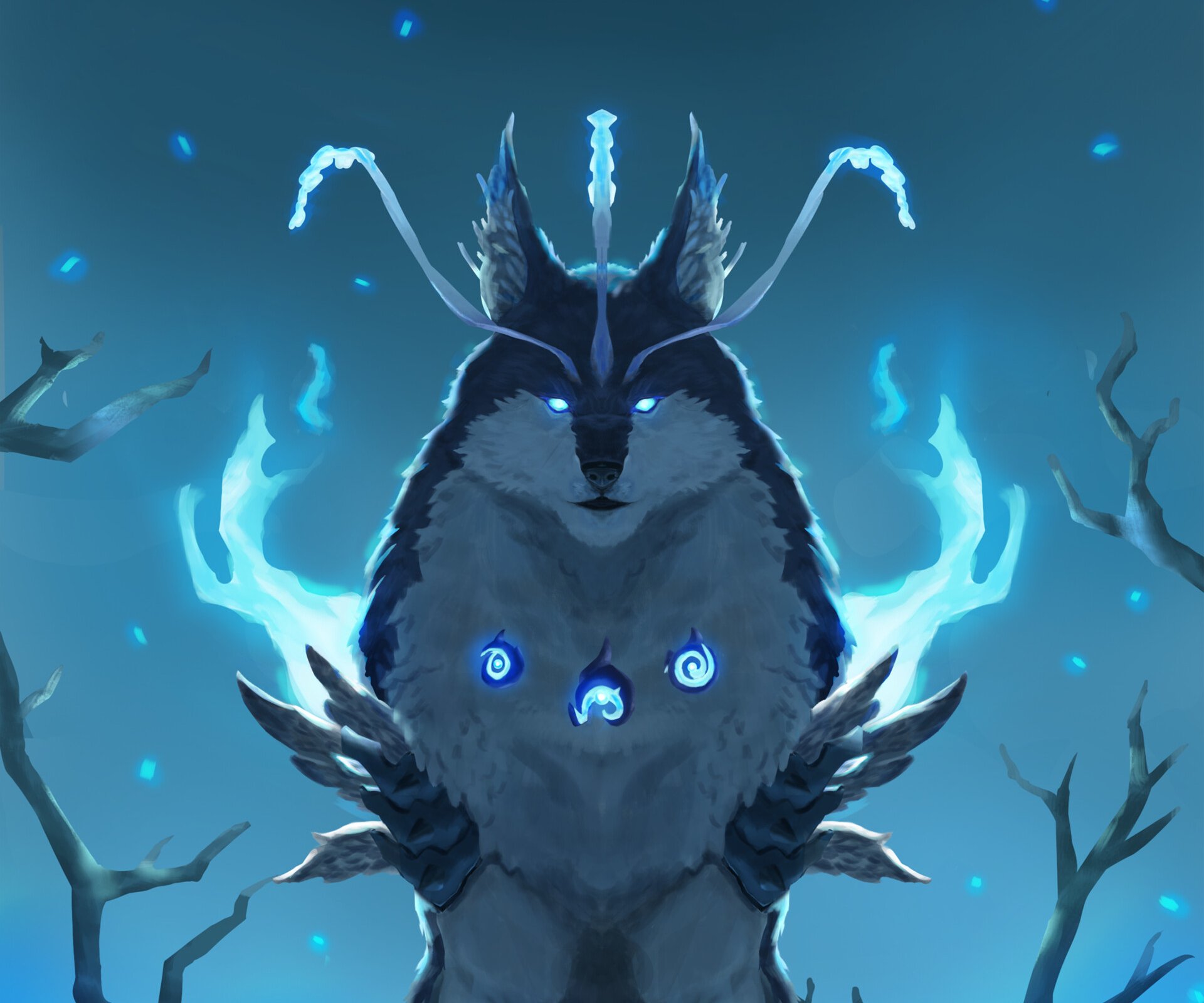 Andrius, the Frostwolf — Genshin Impact HD Wallpaper