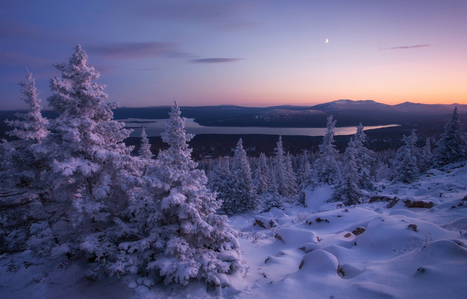 Download Landscape Russia Nature Winter HD Wallpaper