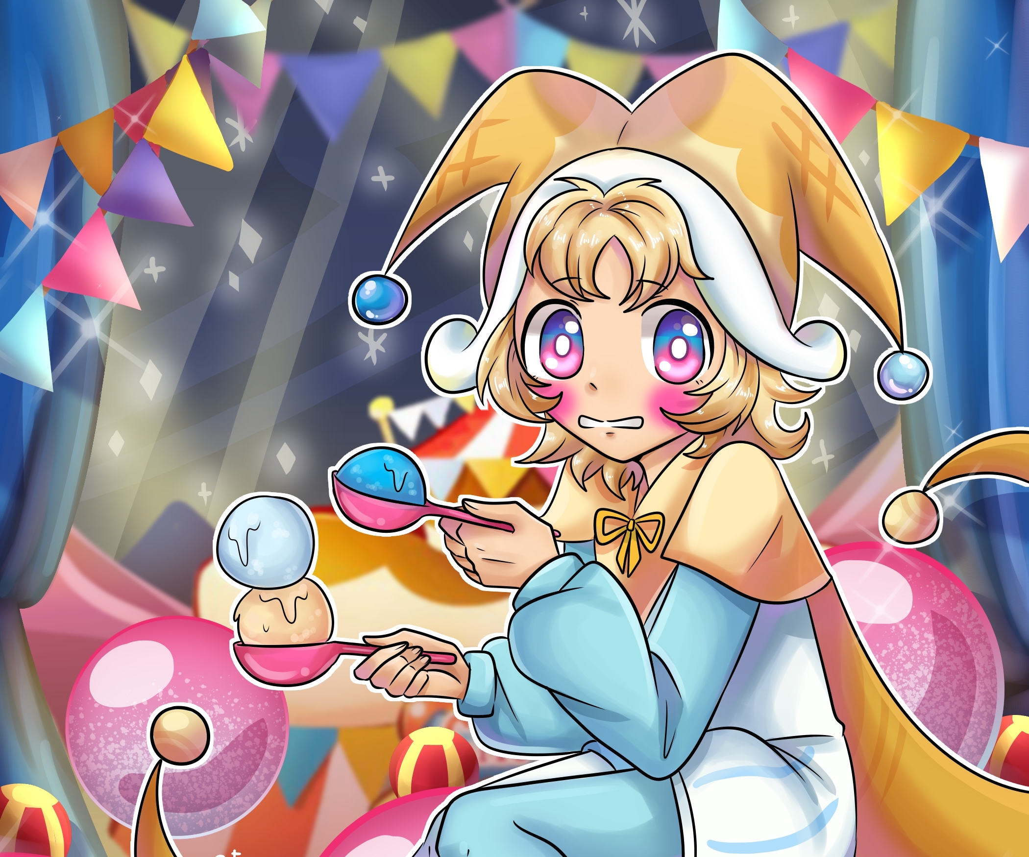 Download Ice Juggler Cookie (Cookie Run) Video Game Cookie Run: OvenBreak HD Wallpaper