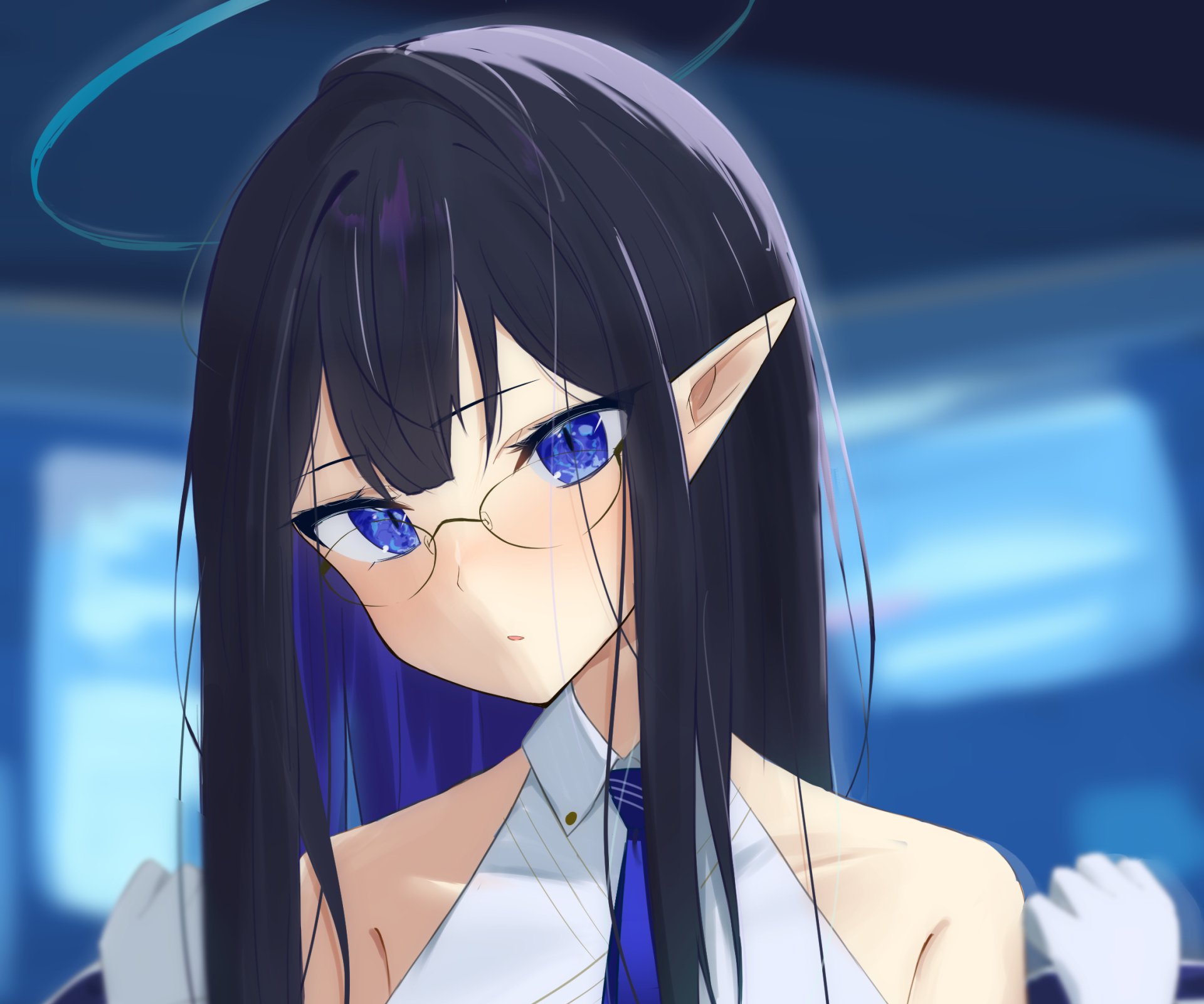 Download Nanakami Rin Video Game Blue Archive HD Wallpaper