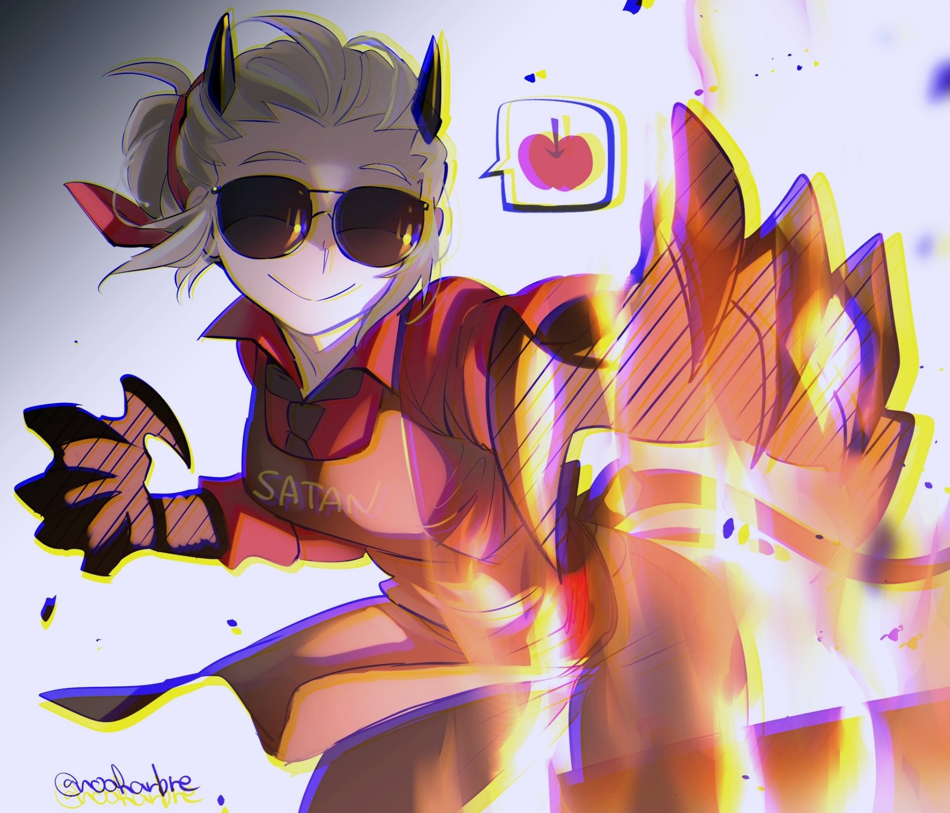 Download Justice (Helltaker) Video Game Helltaker HD Wallpaper