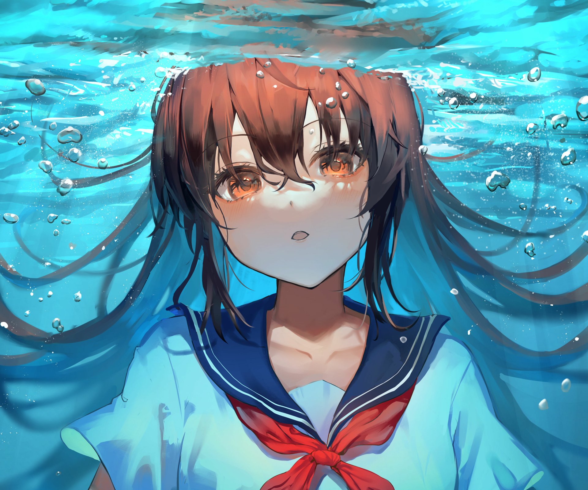 Anime Girl Scuba