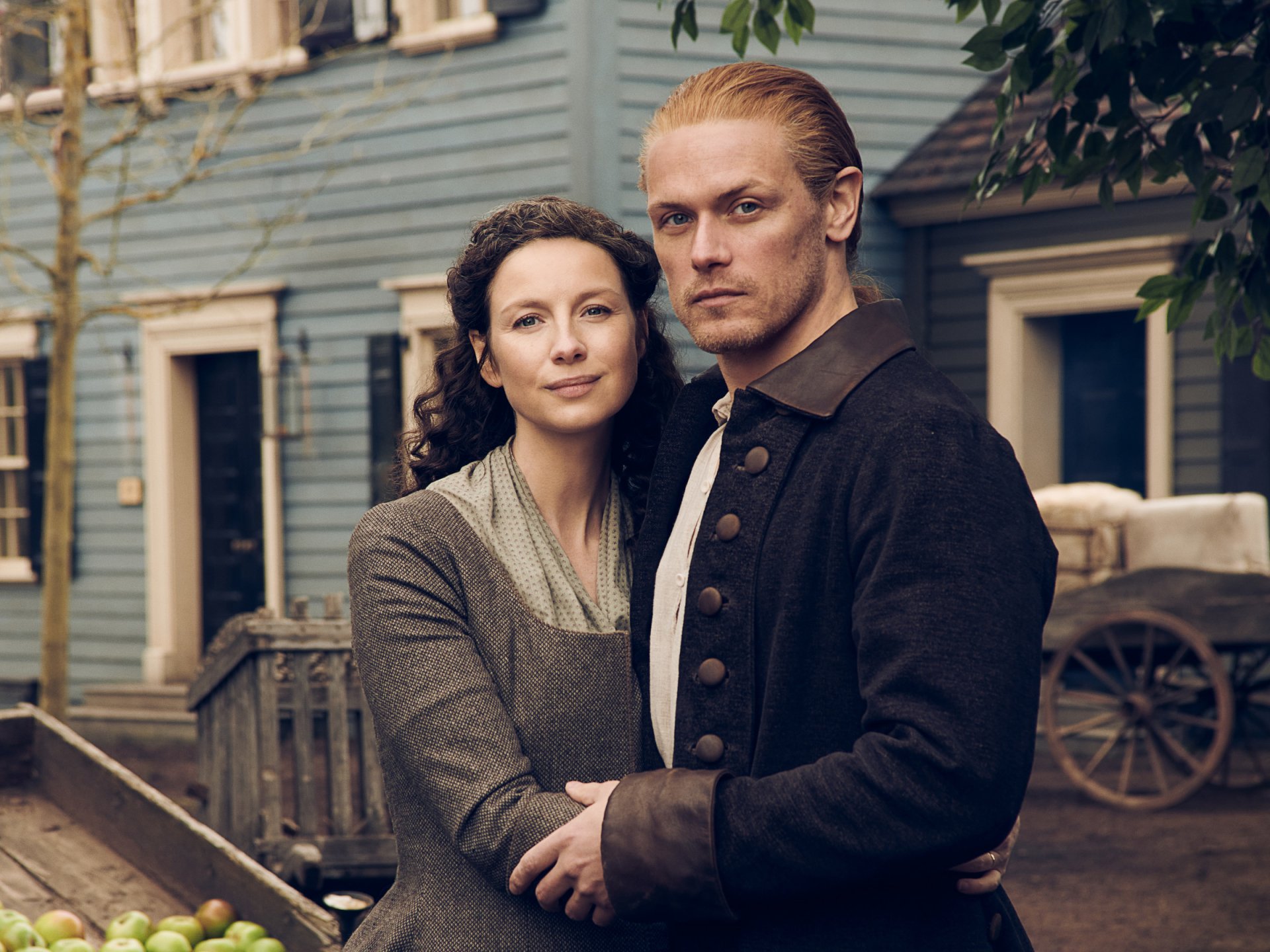 Download Jamie Fraser Sam Heughan Claire Fraser Caitriona Balfe TV Show ...