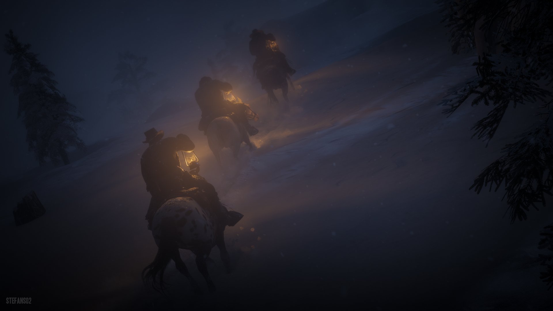 Red Dead Redemption 2 / A Shady Night by StefanS02