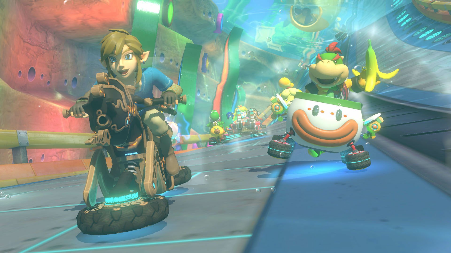 Download Link Video Game Mario Kart 8 Deluxe HD Wallpaper