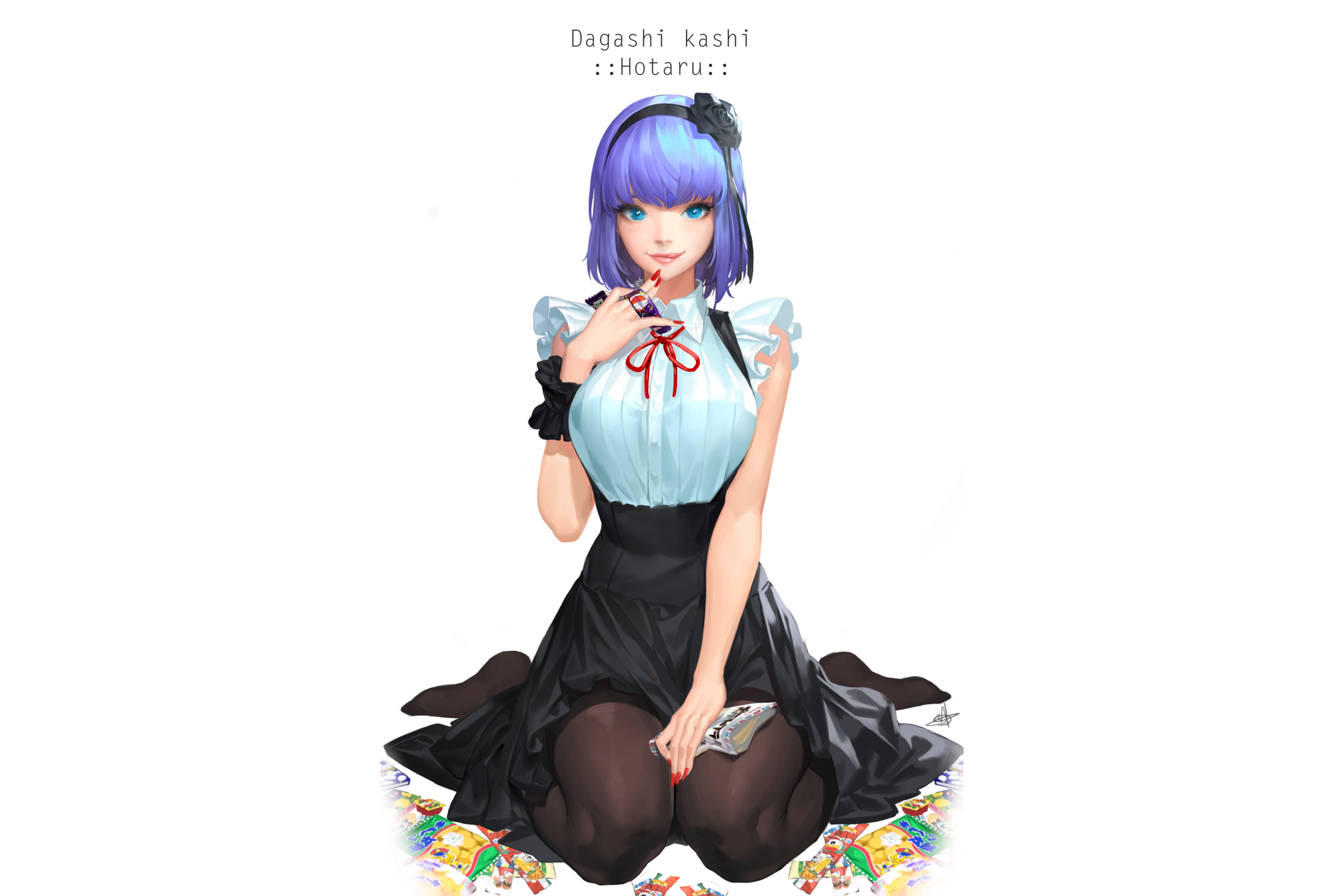 Download Shidare Hotaru Anime Dagashi Kashi 4k Ultra HD Wallpaper by ...