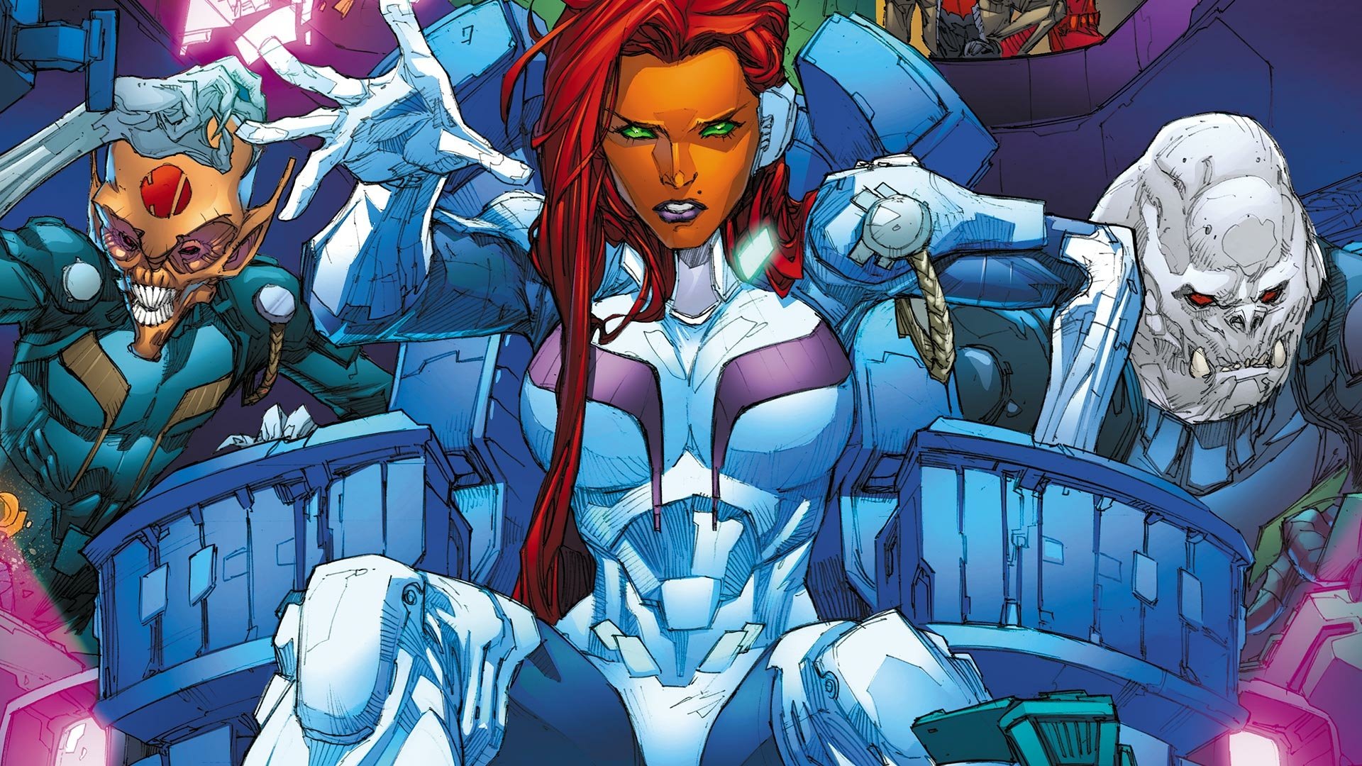 Download Koriand'r Starfire (DC Comics) Comic Teen Titans HD Wallpaper