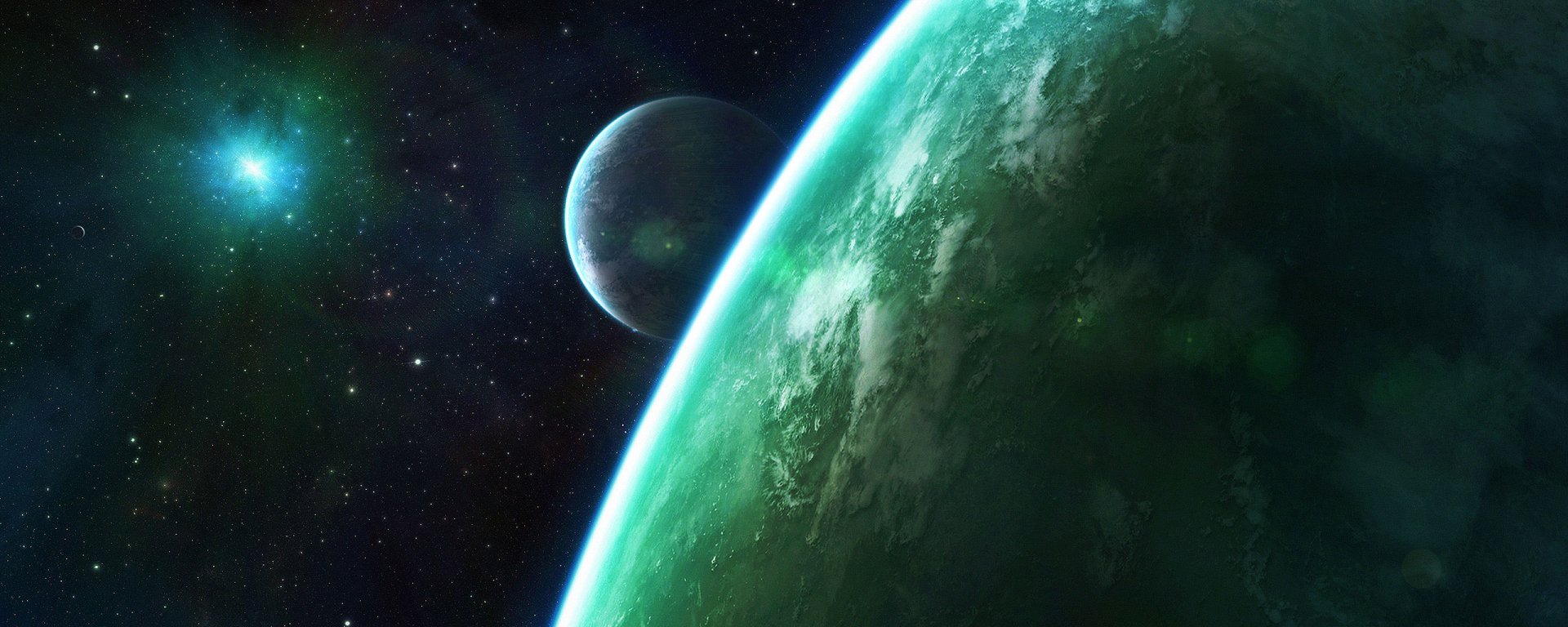Download Sci Fi Planet Wallpaper | 2560x1024 | Wallpaper Abyss