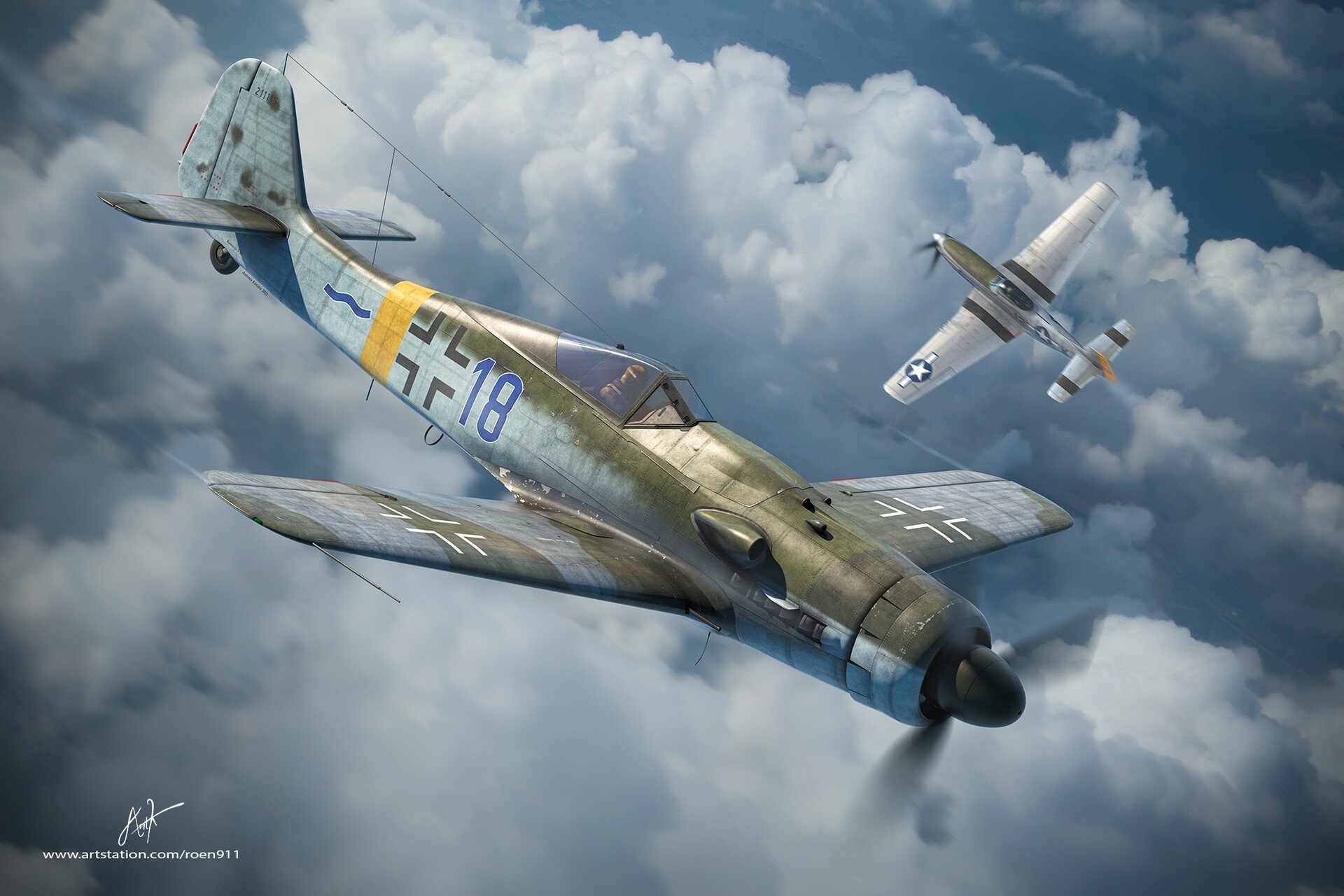 Download Luftwaffe Military Focke-Wulf Fw 190 HD Wallpaper by Antonis ...