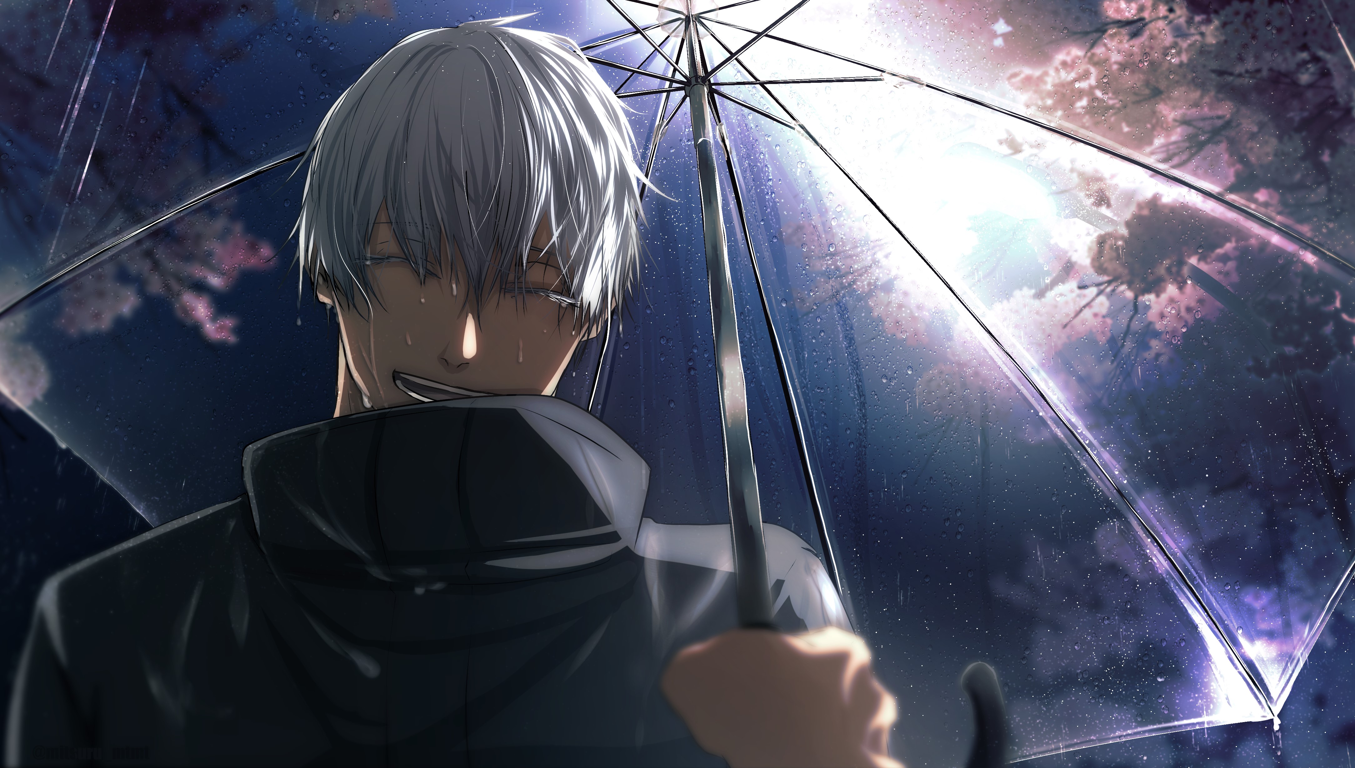 Satoru Gojo 4K Ultra HD – Jujutsu Kaisen Anime Wallpaper Masterpiece by 光鶴