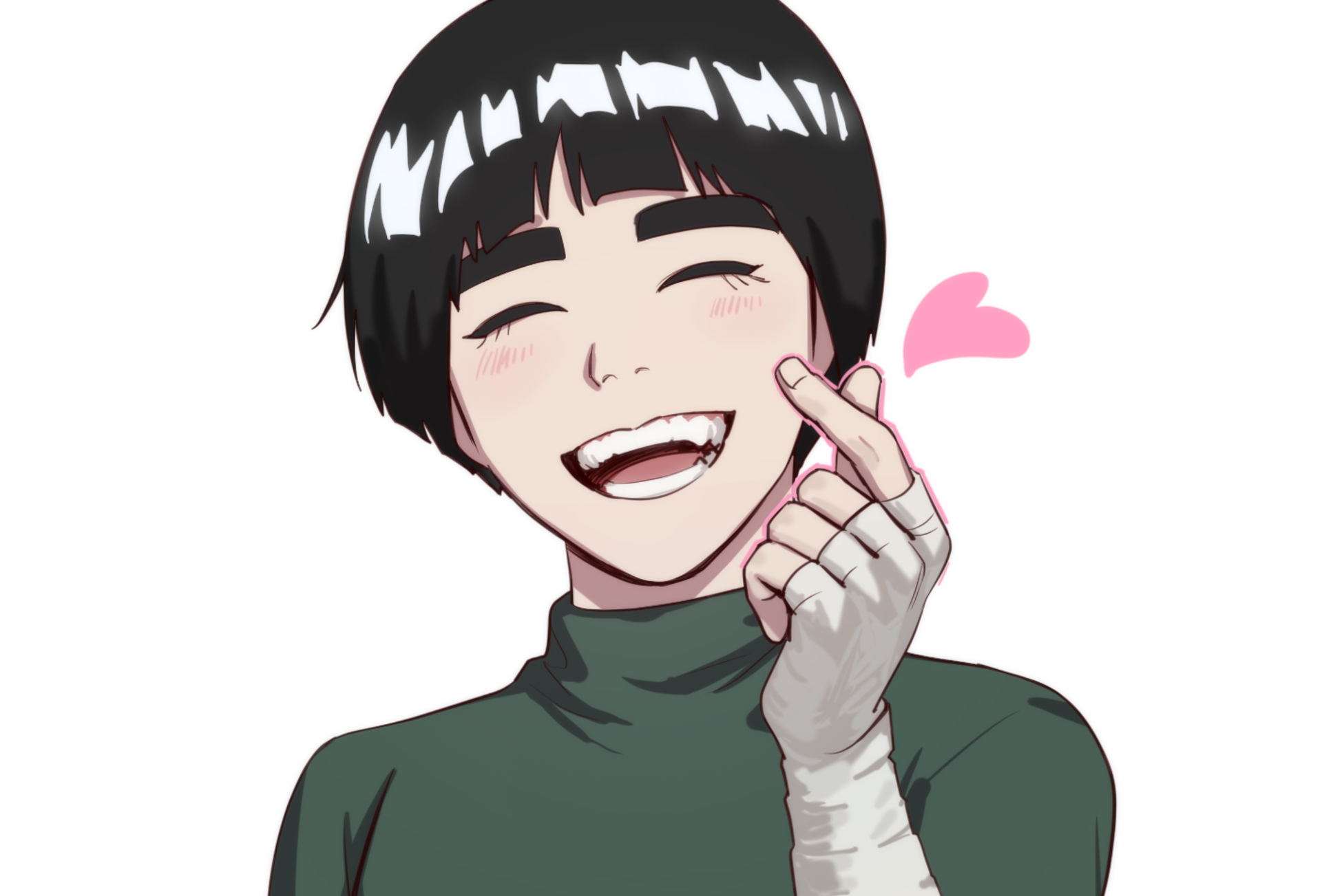 Rock Lee Wallpaper Desktop Rock Lee Fan Art I Made This Morning