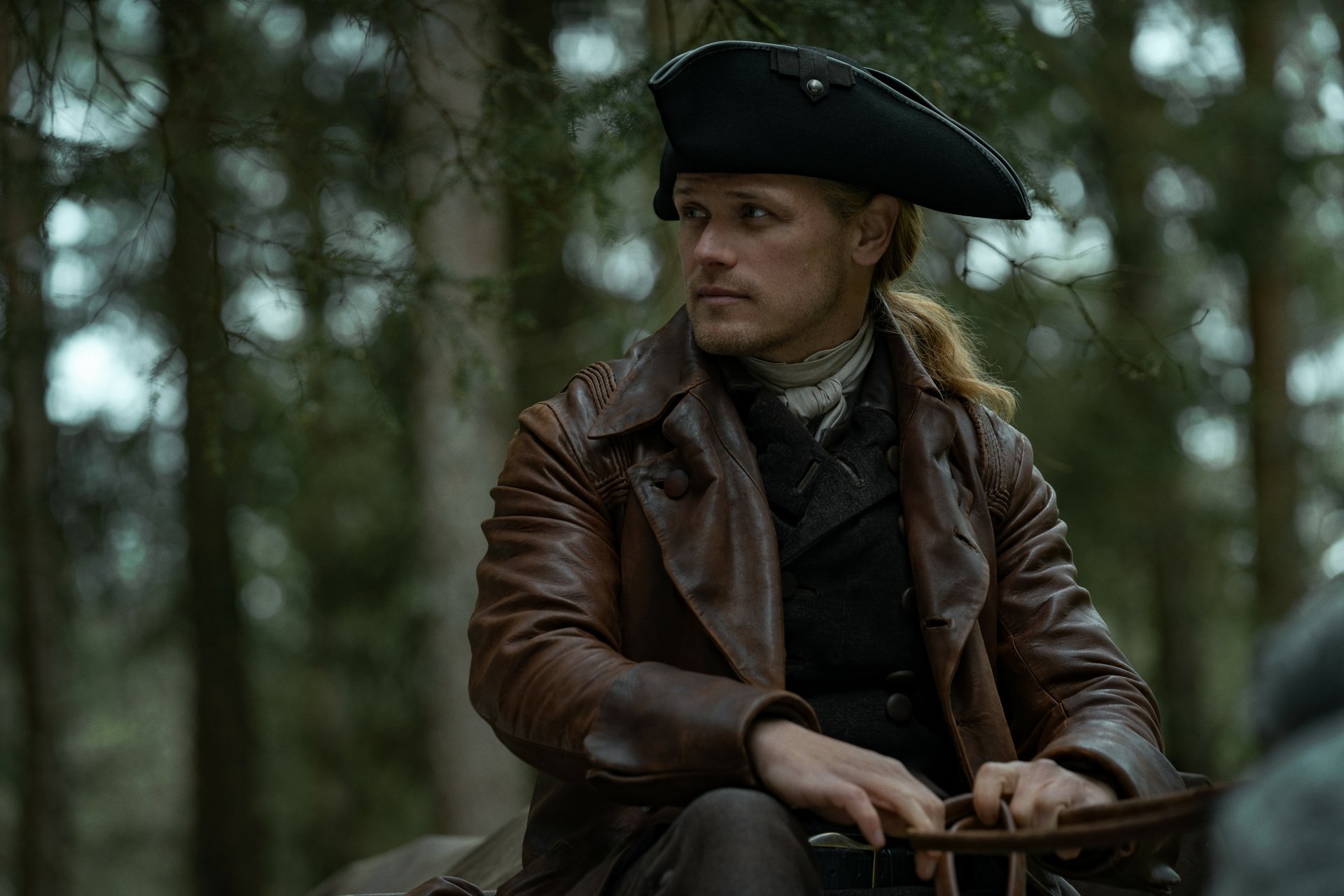 Download Sam Heughan Jamie Fraser TV Show Outlander HD Wallpaper