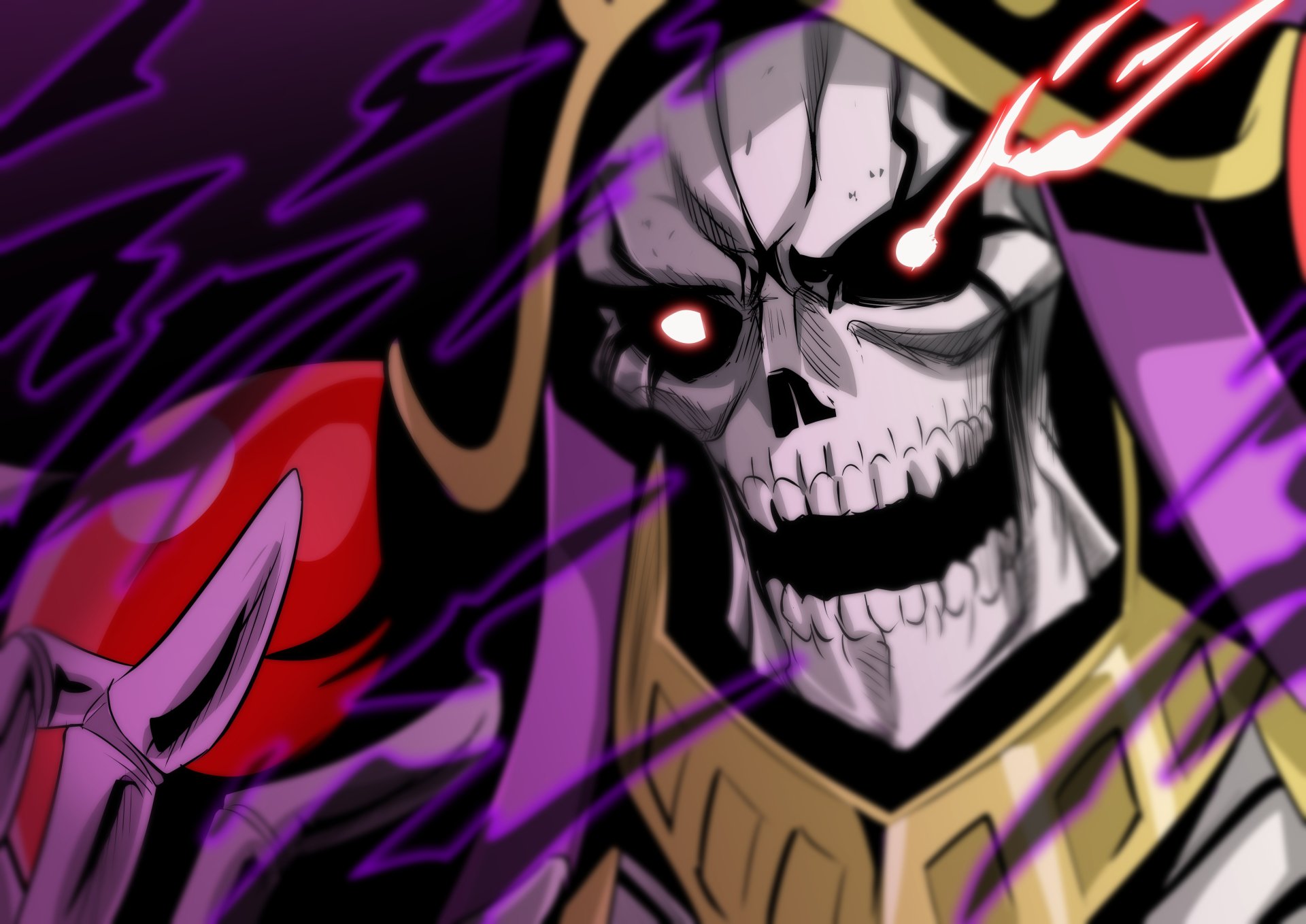 Download Ainz Ooal Gown Anime Overlord 4k Ultra HD Wallpaper