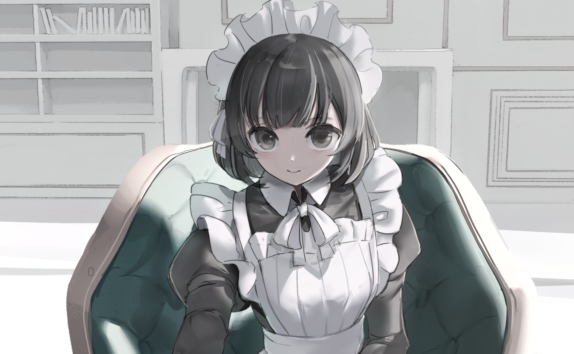Download Maid Anime Girl Anime Girl HD Wallpaper by 鈎