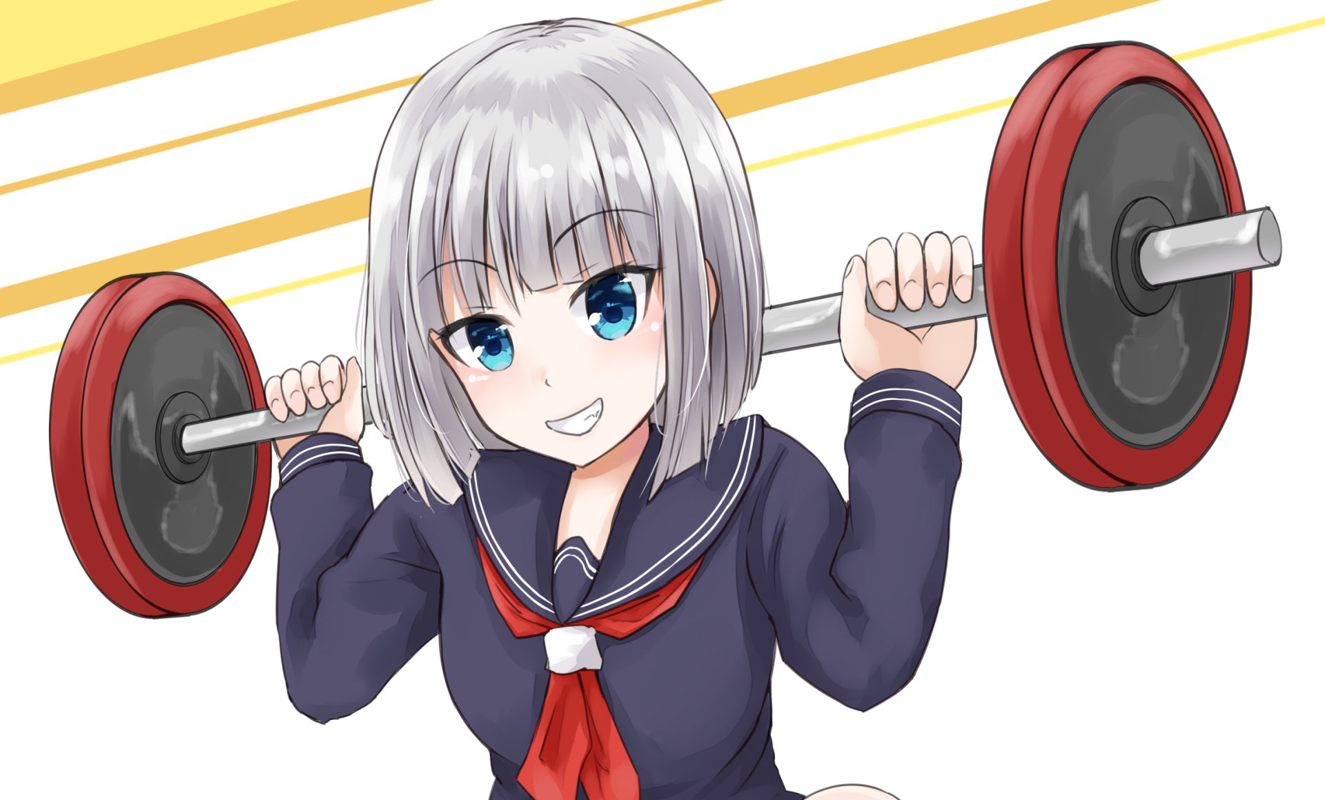 Download Gina Boyd Anime How Heavy Are The Dumbbells You Lift? HD Wallpaper