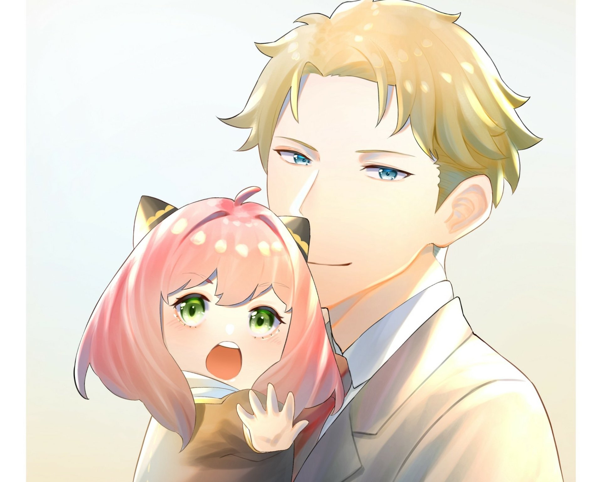 Download Loid Forger Anya Forger Anime Spy X Family HD Wallpaper by GenM7