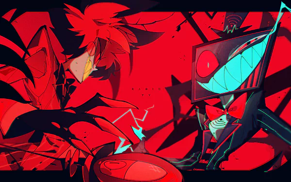 Hazbin Hotel Vox Character HD Desktop Wallpaper